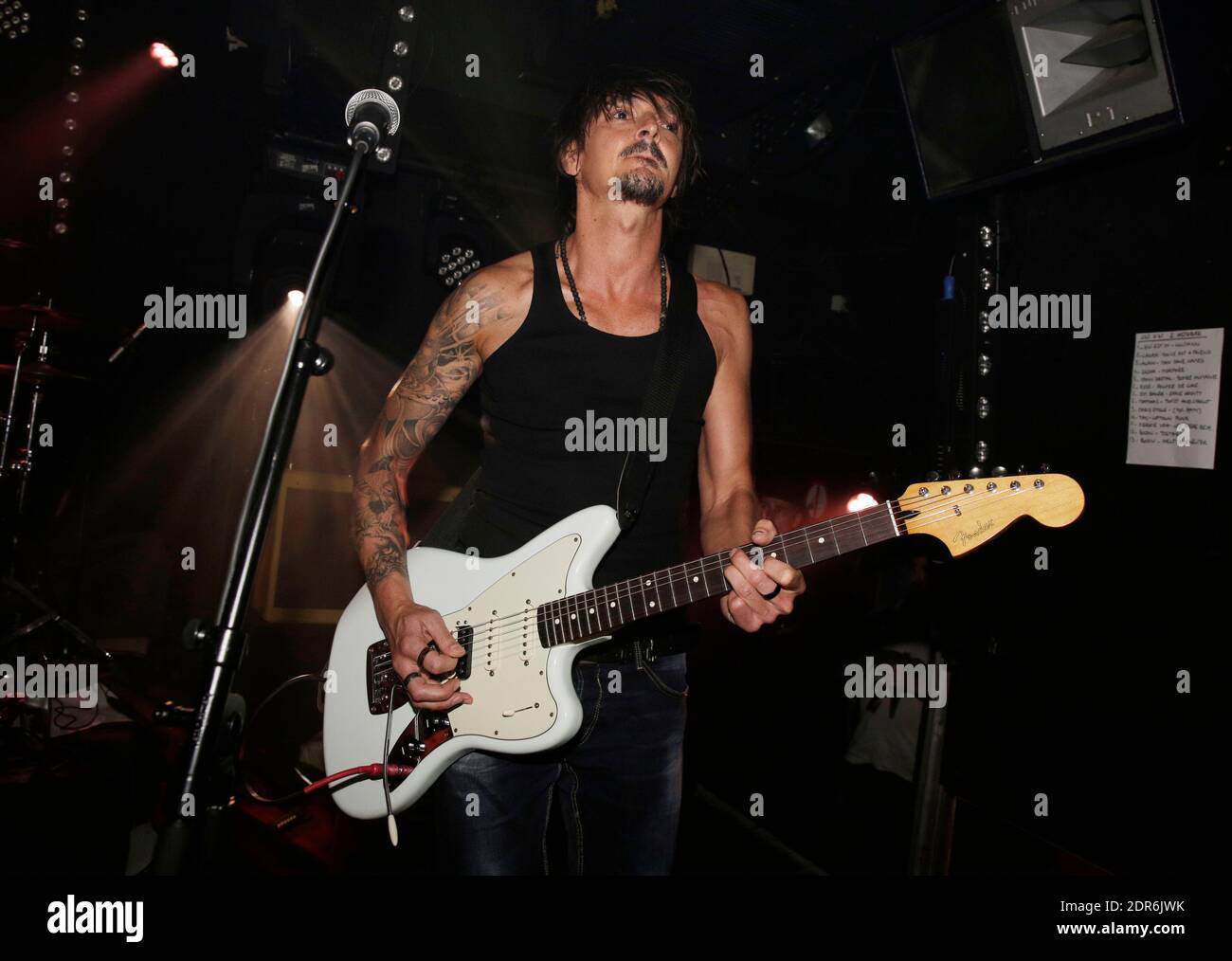 Cyril Shaka (Shaka Ponk guitarist) attending the Bus Palladium 50th ...