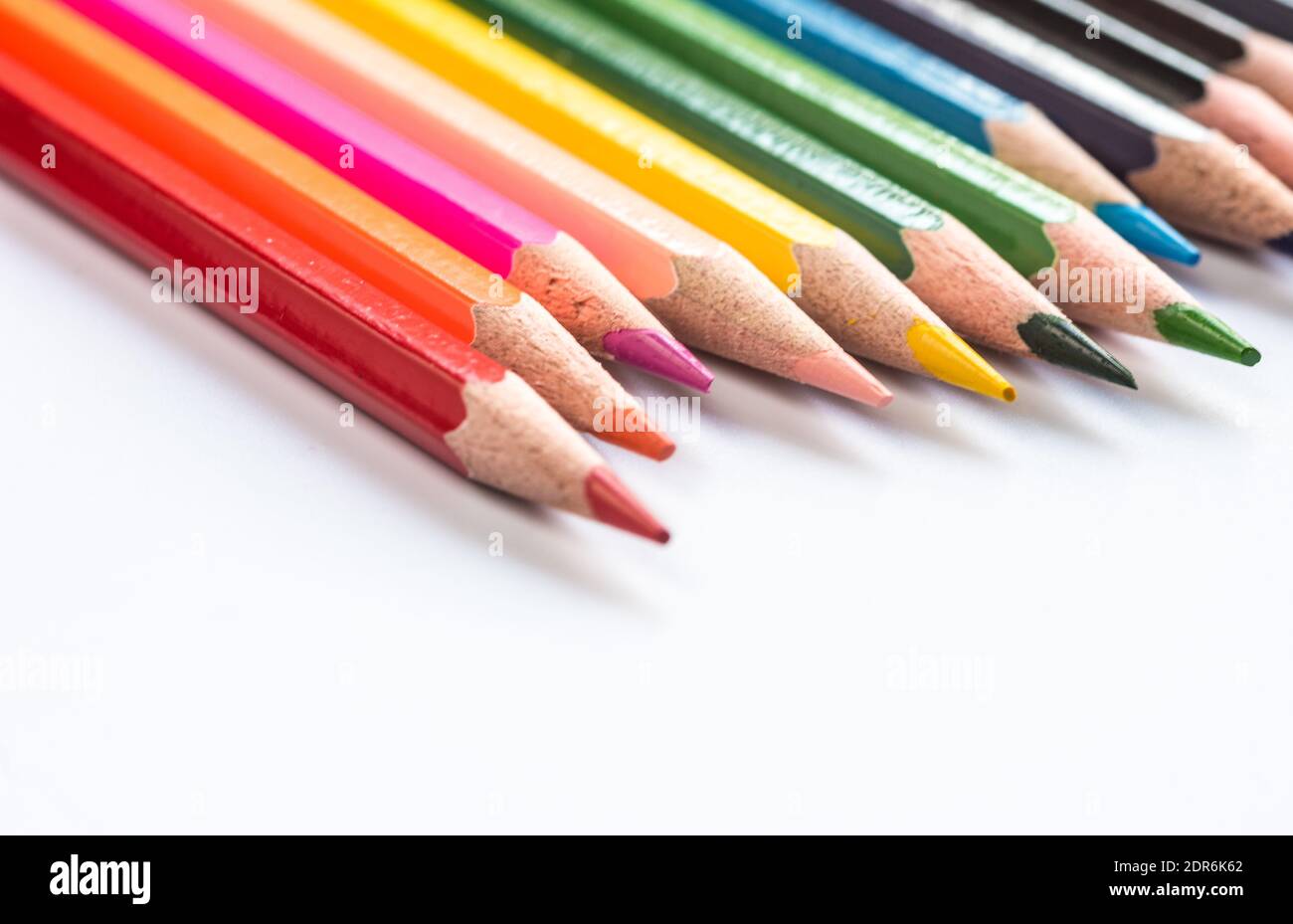Wooden pencils not colored hi-res stock photography and images - Alamy