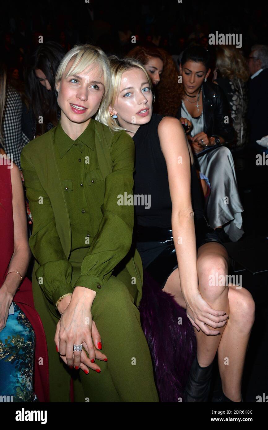 Anne-Sophie Mignaux attending the Elie Saab's Spring-Summer 2016 Women ...