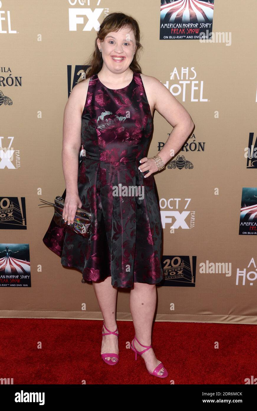 Jamie Brewer attends the premiere screening Of FX's American Horror ...