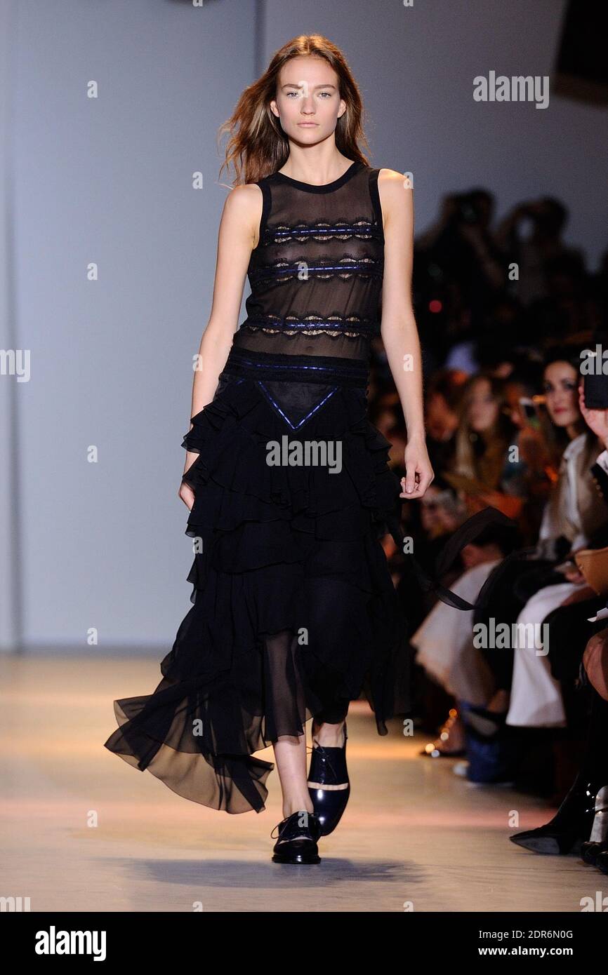 A model displays a creation by designer John Galliano for his Spring ...
