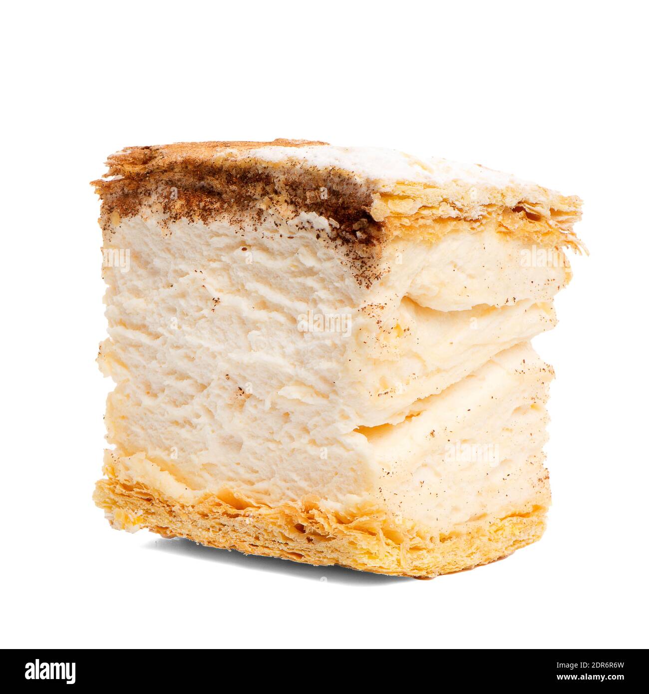 Russo cake pastry isolated on a white background Stock Photo - Alamy