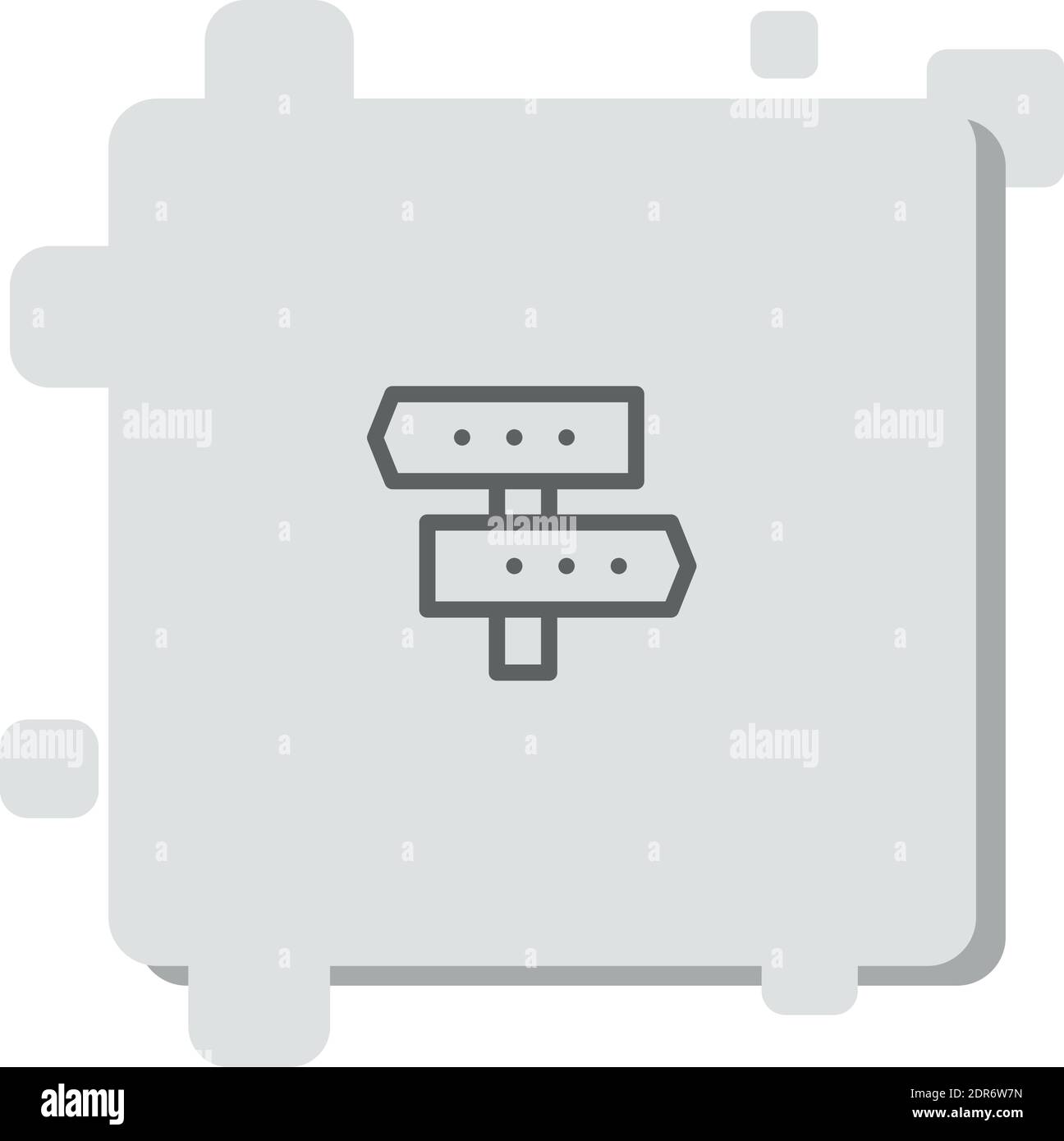 directions vector icon modern simple vector illustration Stock Vector ...