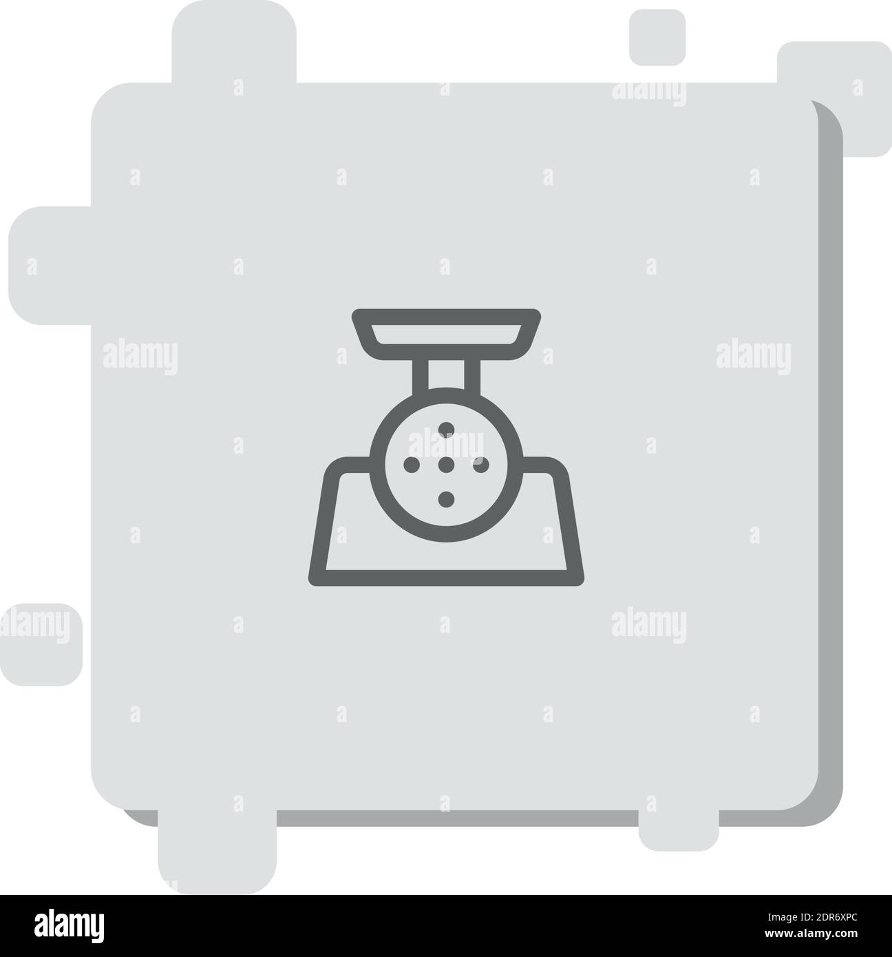 meat mincer vector icon modern simple vector illustration Stock Vector Image & Art - Alamy