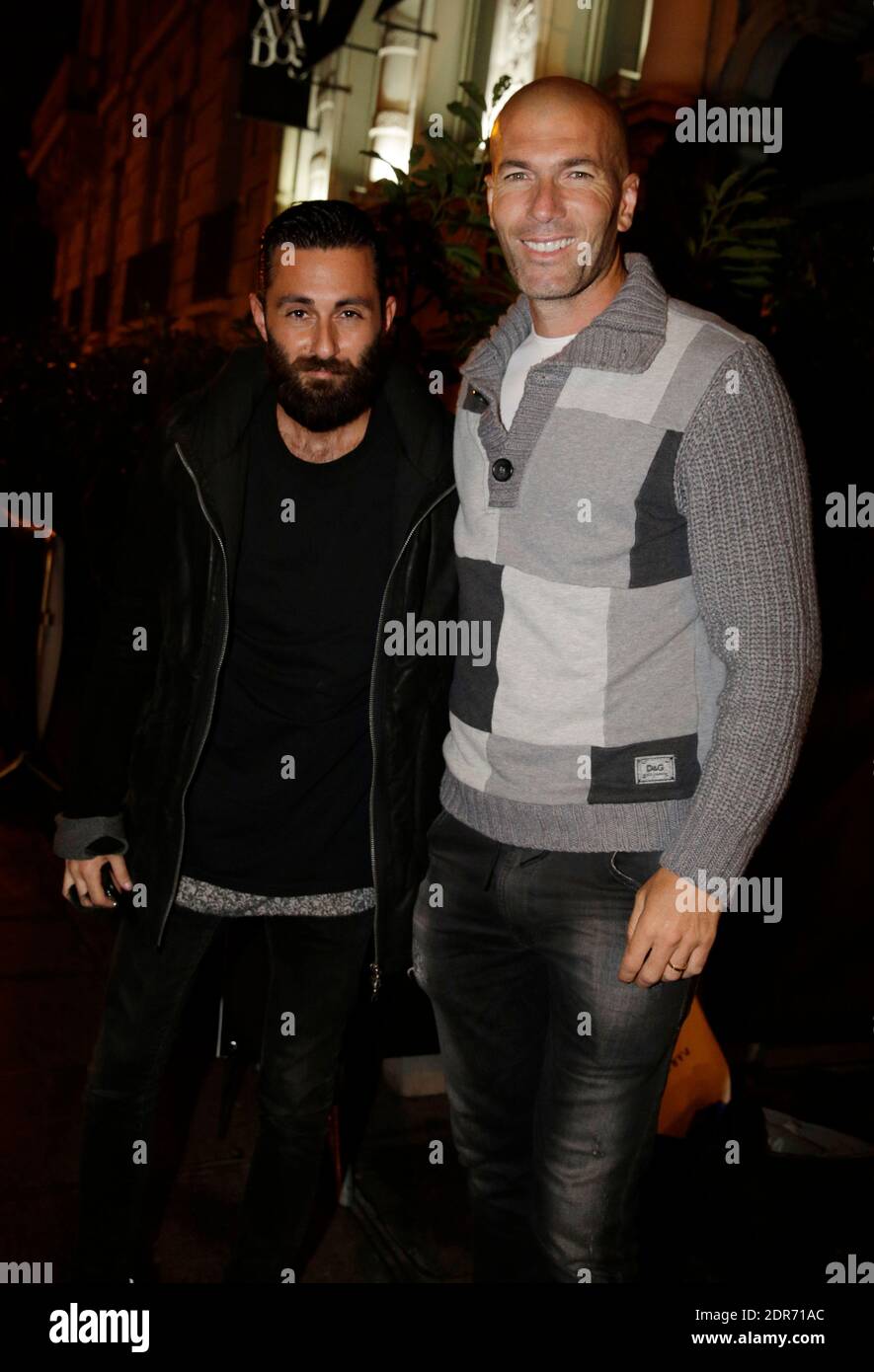 Exclusive - Zinedine Zidane and Taylor Chiche attending at 'Le ...