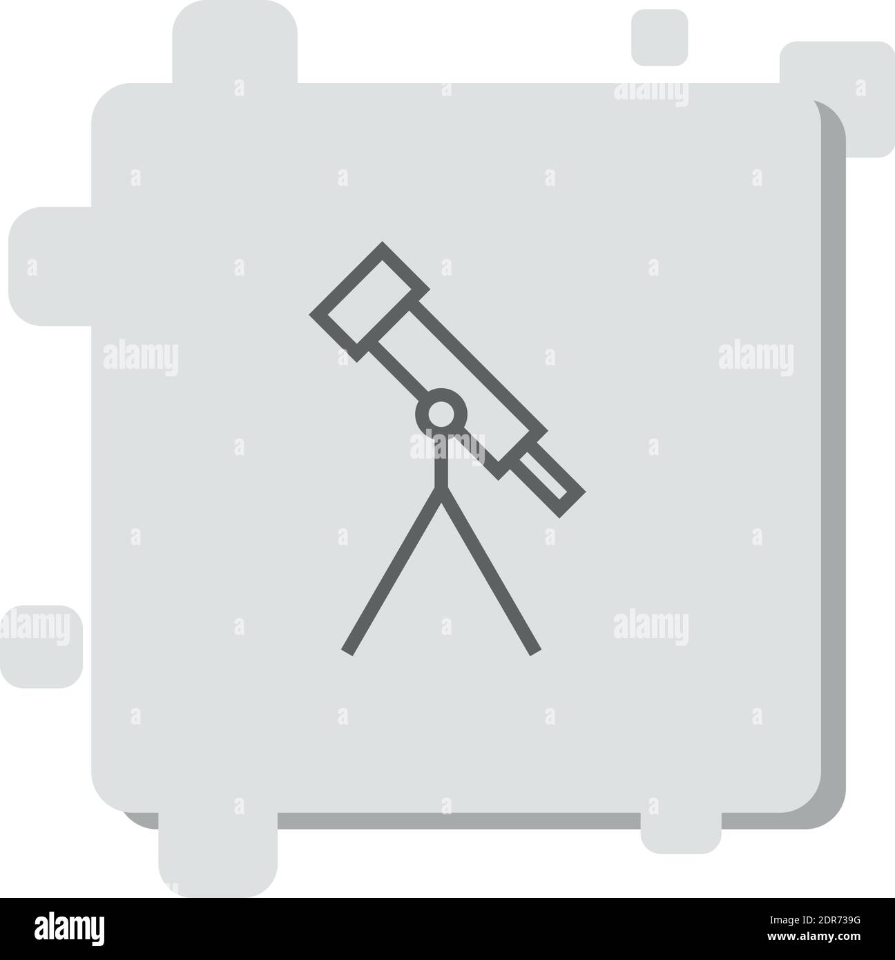 telescope vector icon modern simple vector illustration Stock Vector ...