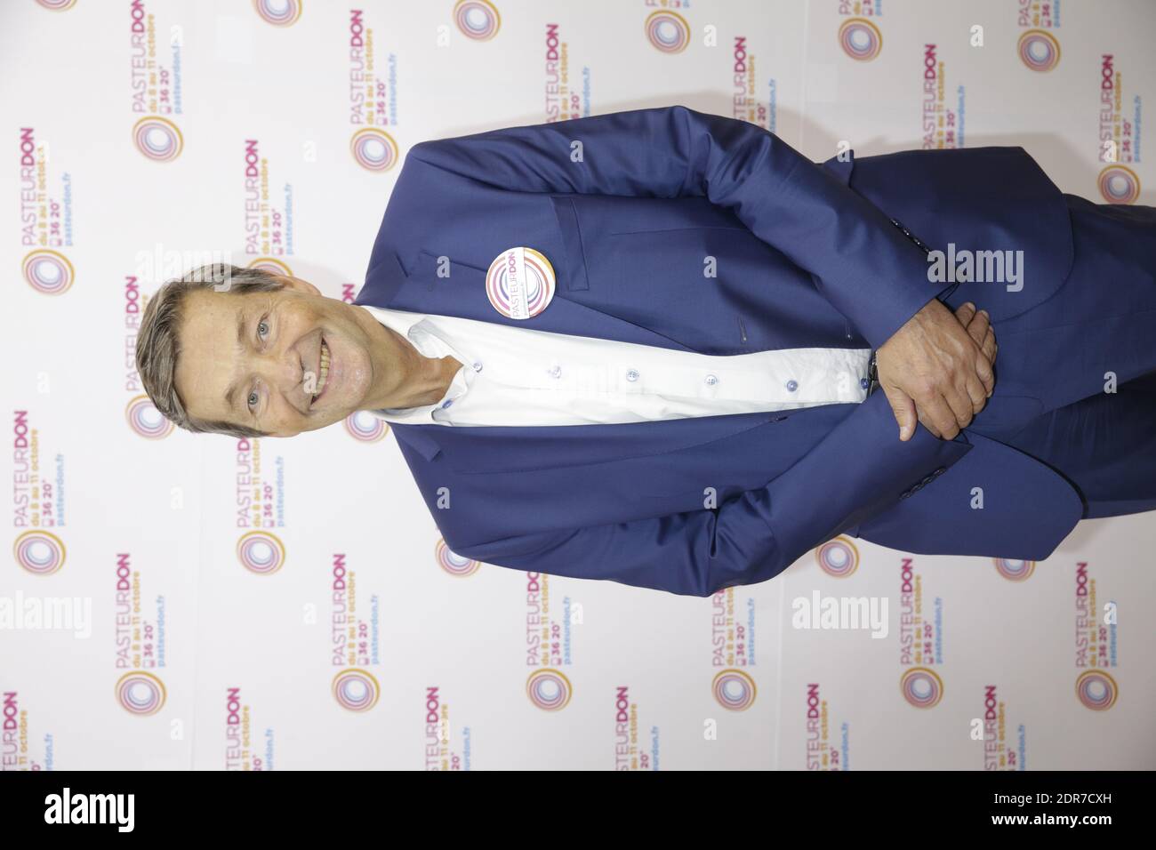 Christian Brechot attending press conference about 'PasteurDon 2015' at ...