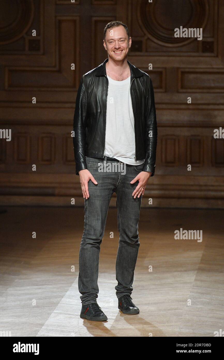 Designer Ole Yde makes an appearance after his Spring/summer 2016 Ready ...