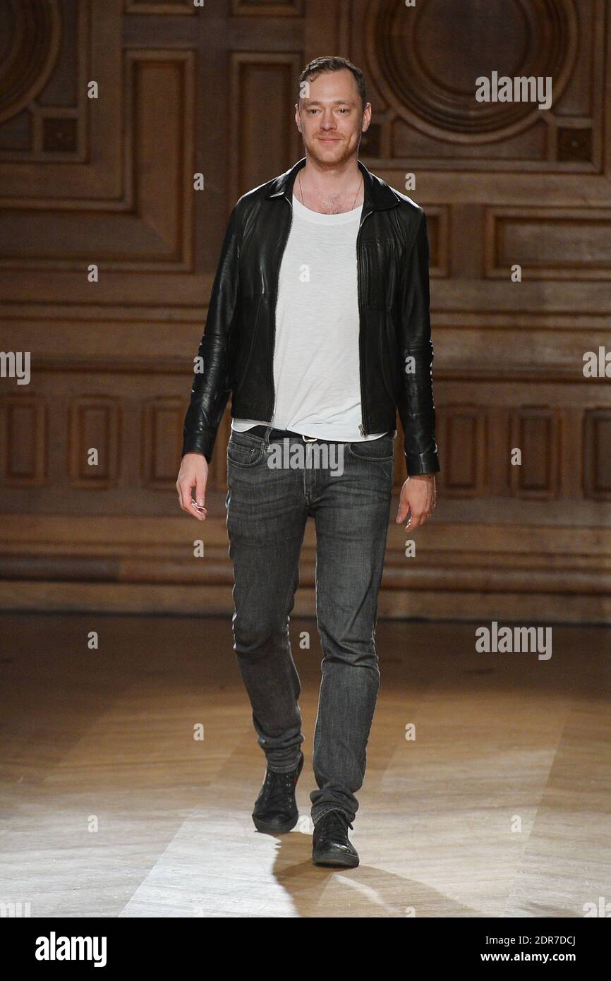 Designer Ole Yde makes an appearance after his Spring/summer 2016 Ready ...