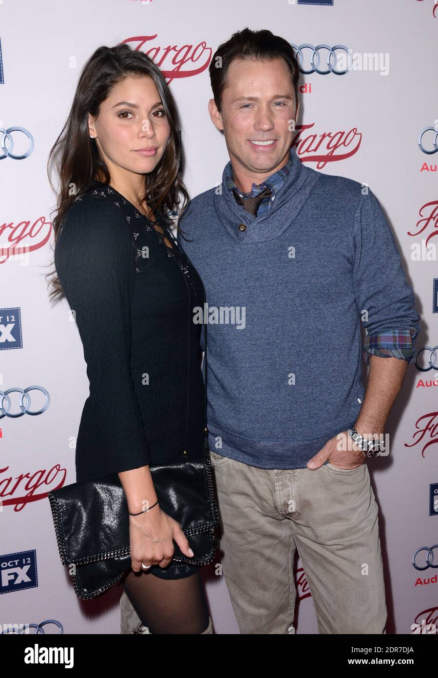 Michelle Donovan and Jeffrey Donovan attend the premiere of FX's Fargo ...