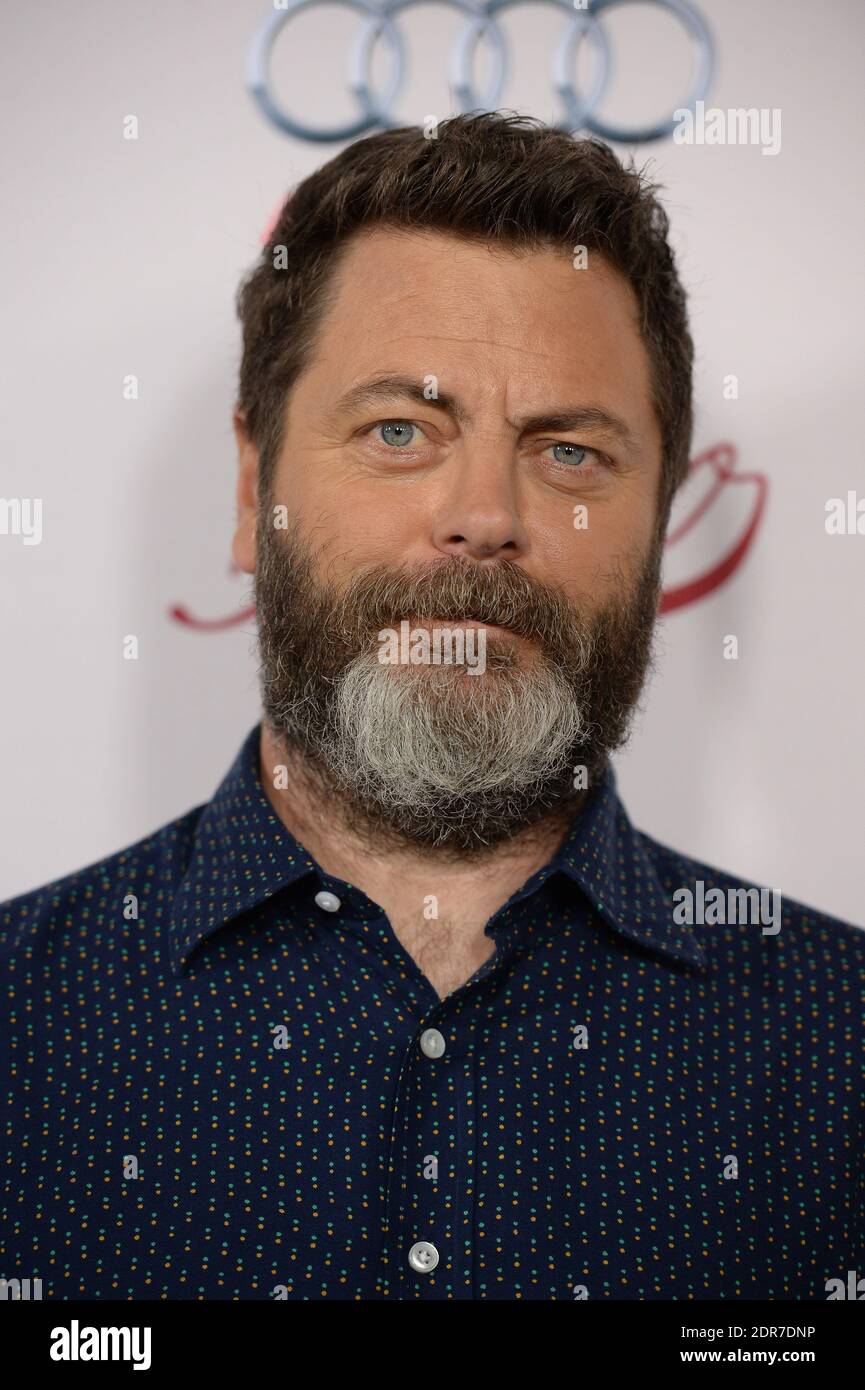 Nick Offerman attends the premiere of FX's Fargo Season 2 held at ...