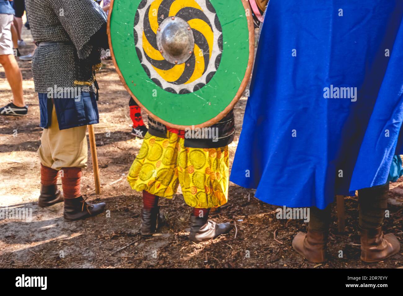 Shield standing hi-res stock photography and images - Alamy