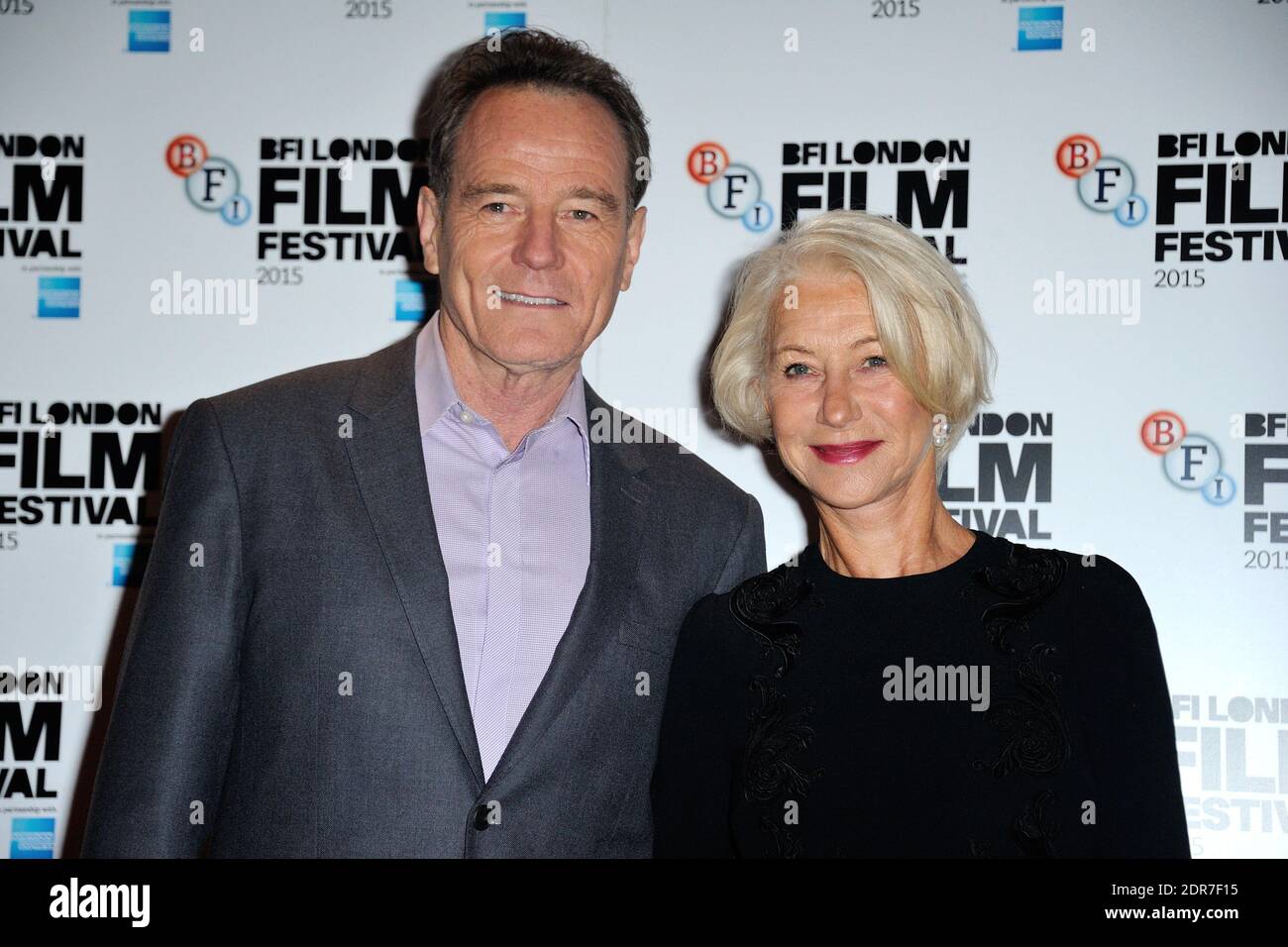 Bryan Cranston and Helen Mirren attending the 'Trumbo' Photocall as ...