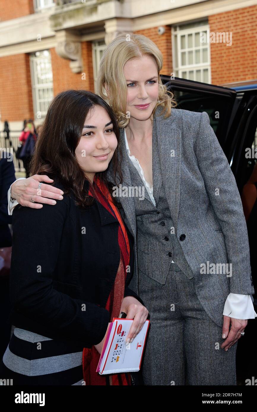 Actress Nicole Kidman arriving at the Women in the World Summit held at ...