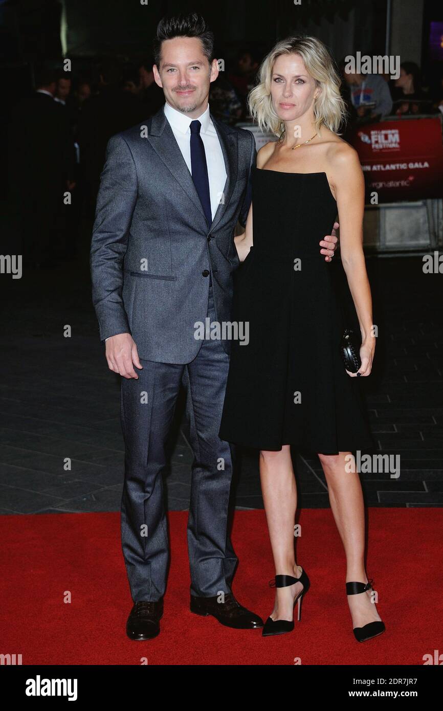 Scott Cooper and wife Jocelyne Cooper attending the 'Black Mass ...