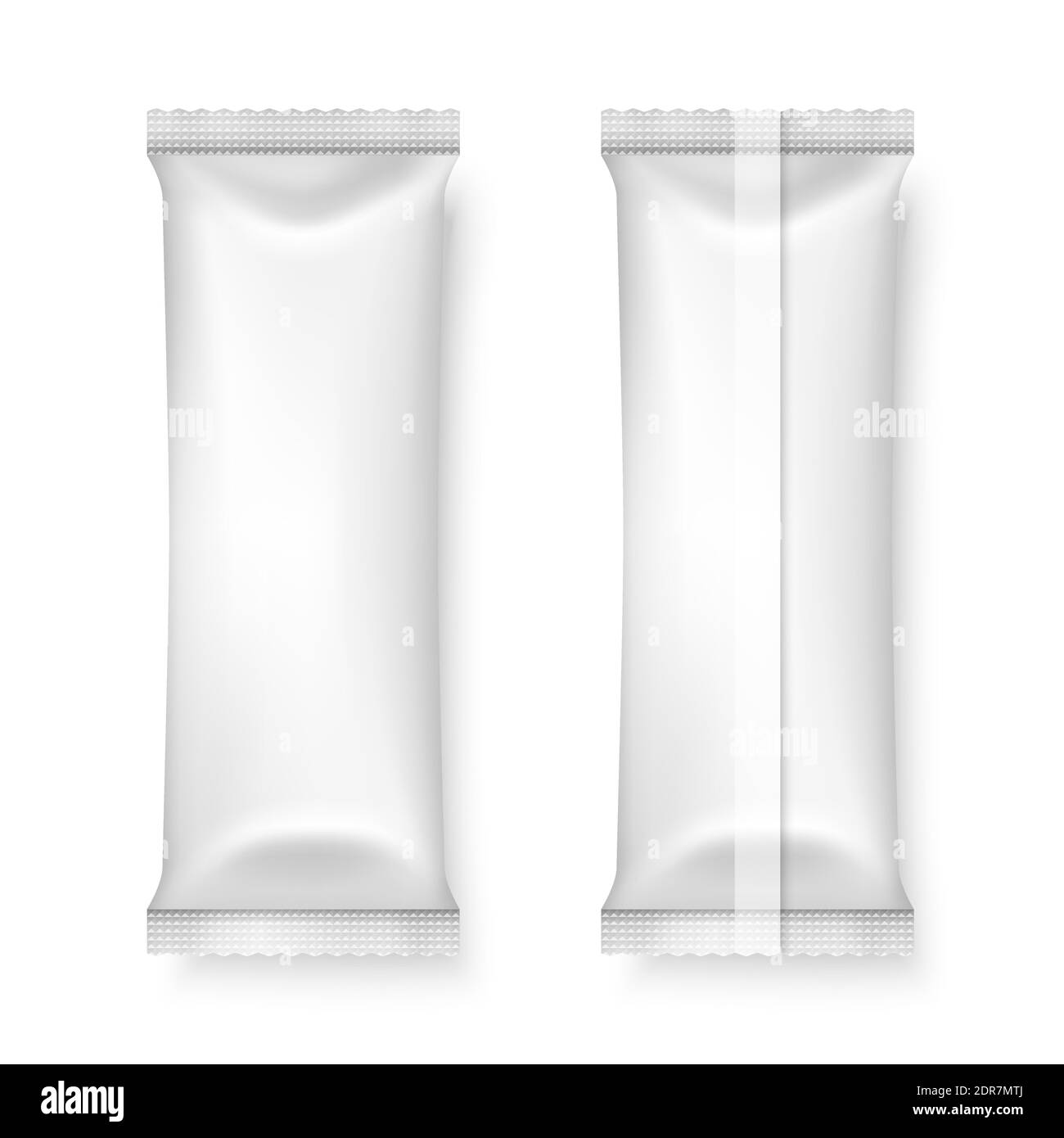 Vector 3d Realistic Blank White Packaging Icon Set Closeup Isolated on ...