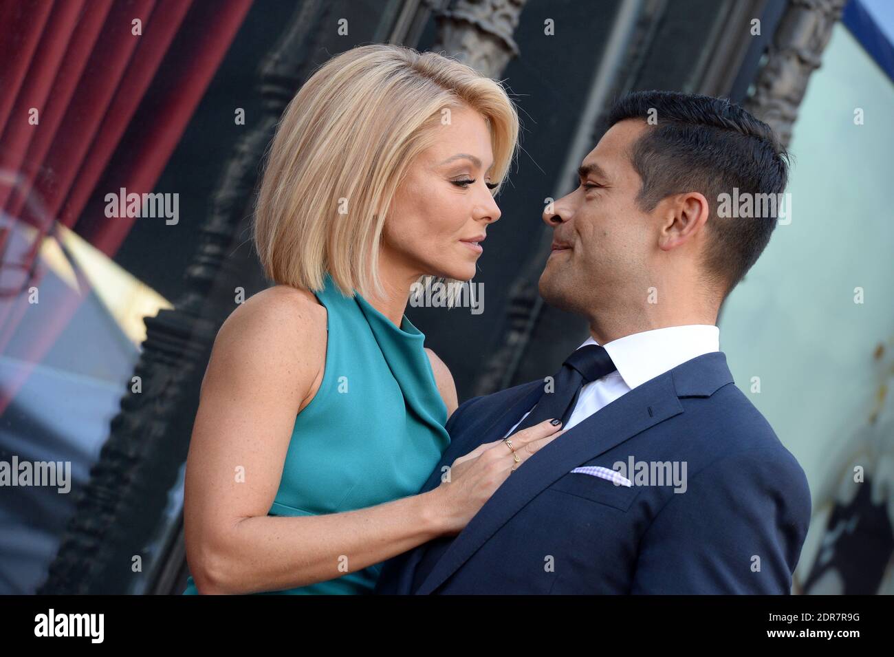 Mark Consuelos attends the ceremony honoring Kelly Ripa with a Star on ...