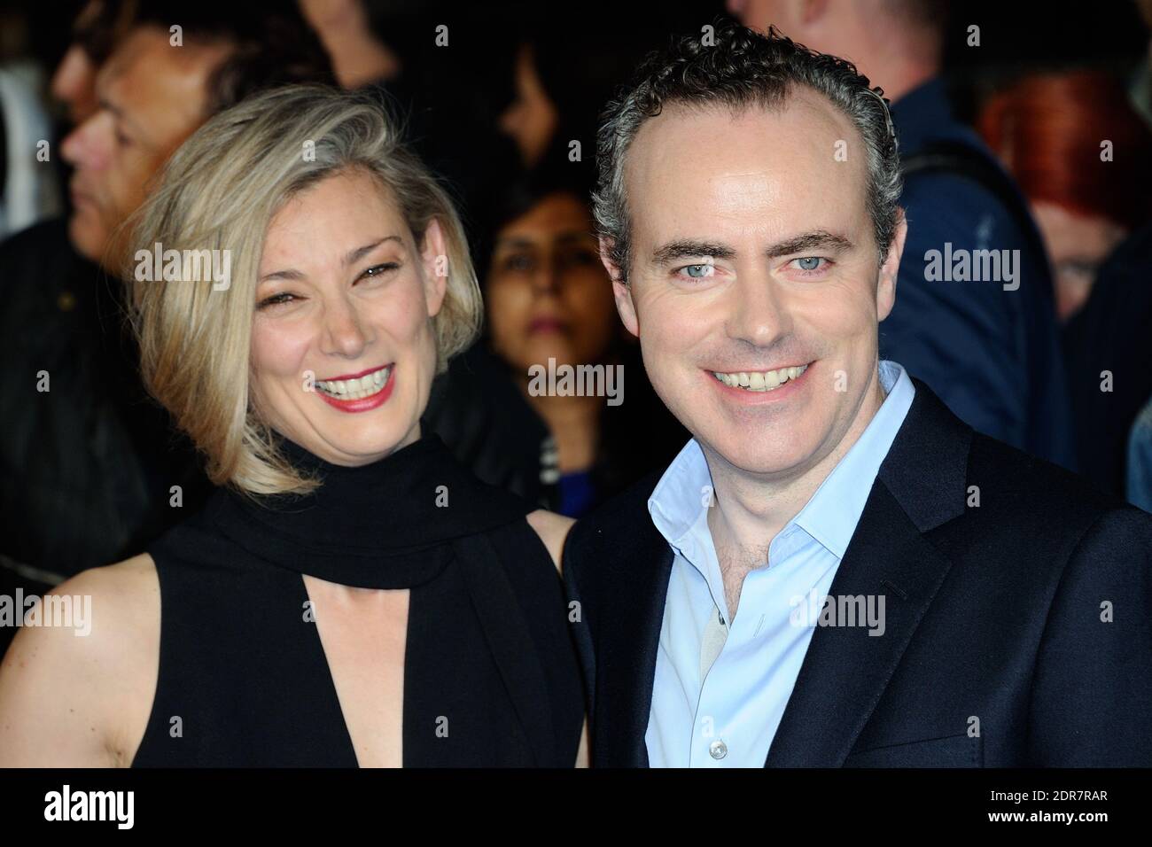 John Crowley and his wife attending the Brooklyn premiere as part of ...