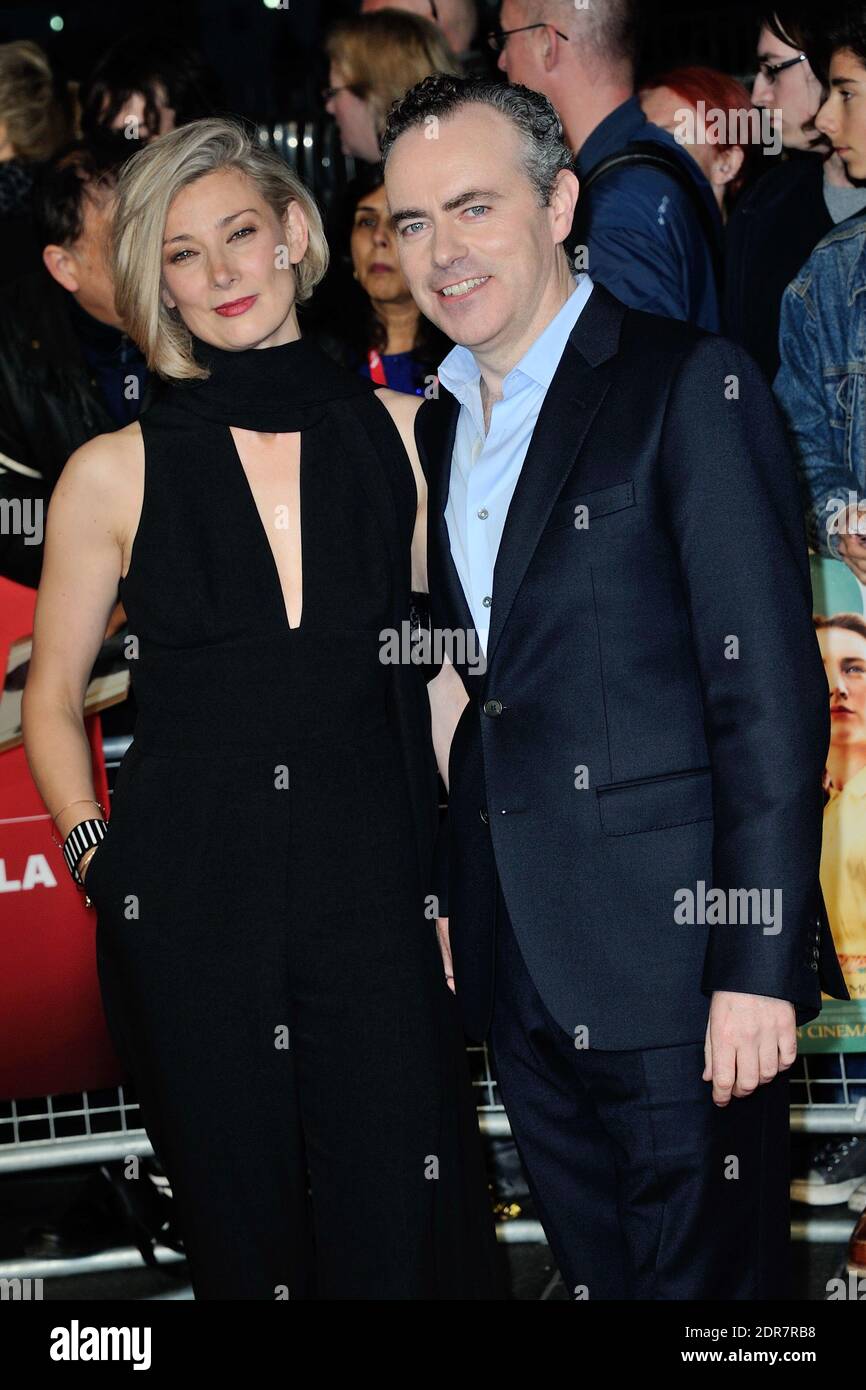 John Crowley and his wife attending the Brooklyn premiere as part of ...