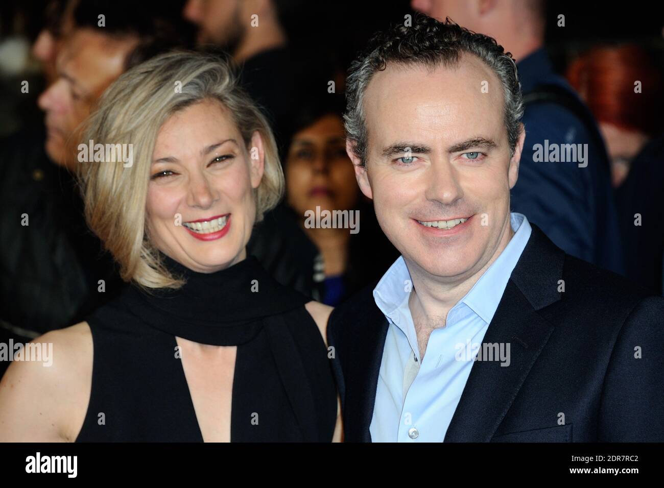 John Crowley and his wife attending the Brooklyn premiere as part of ...
