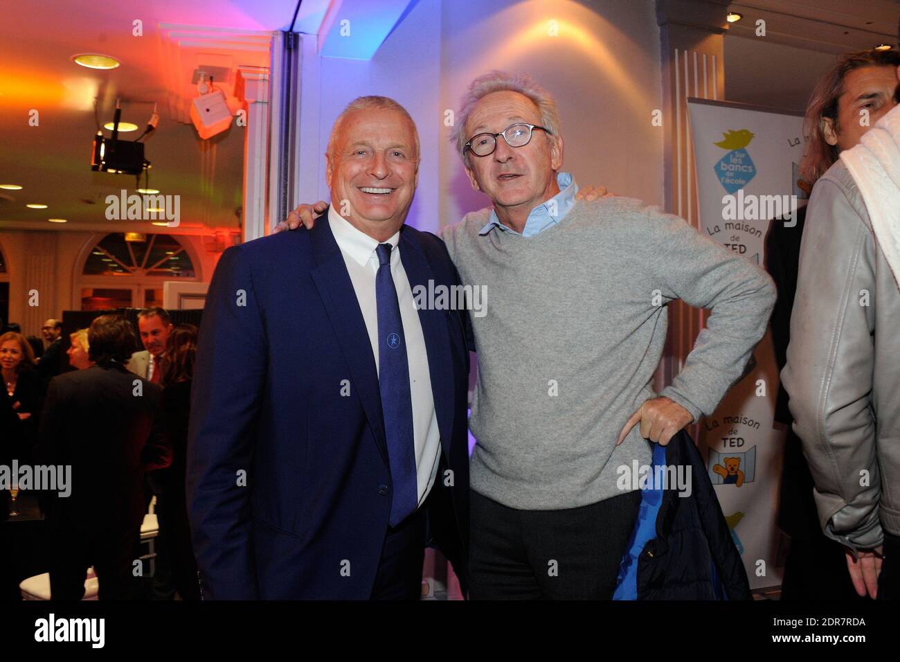 Christian Courtin et Franck Riboud assistent a l'Autism Charity Gala au ...