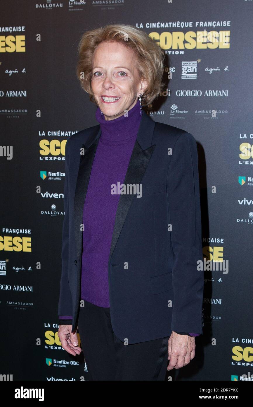 Frederique Bredin attending the Tribute exhibition to Director Martin ...