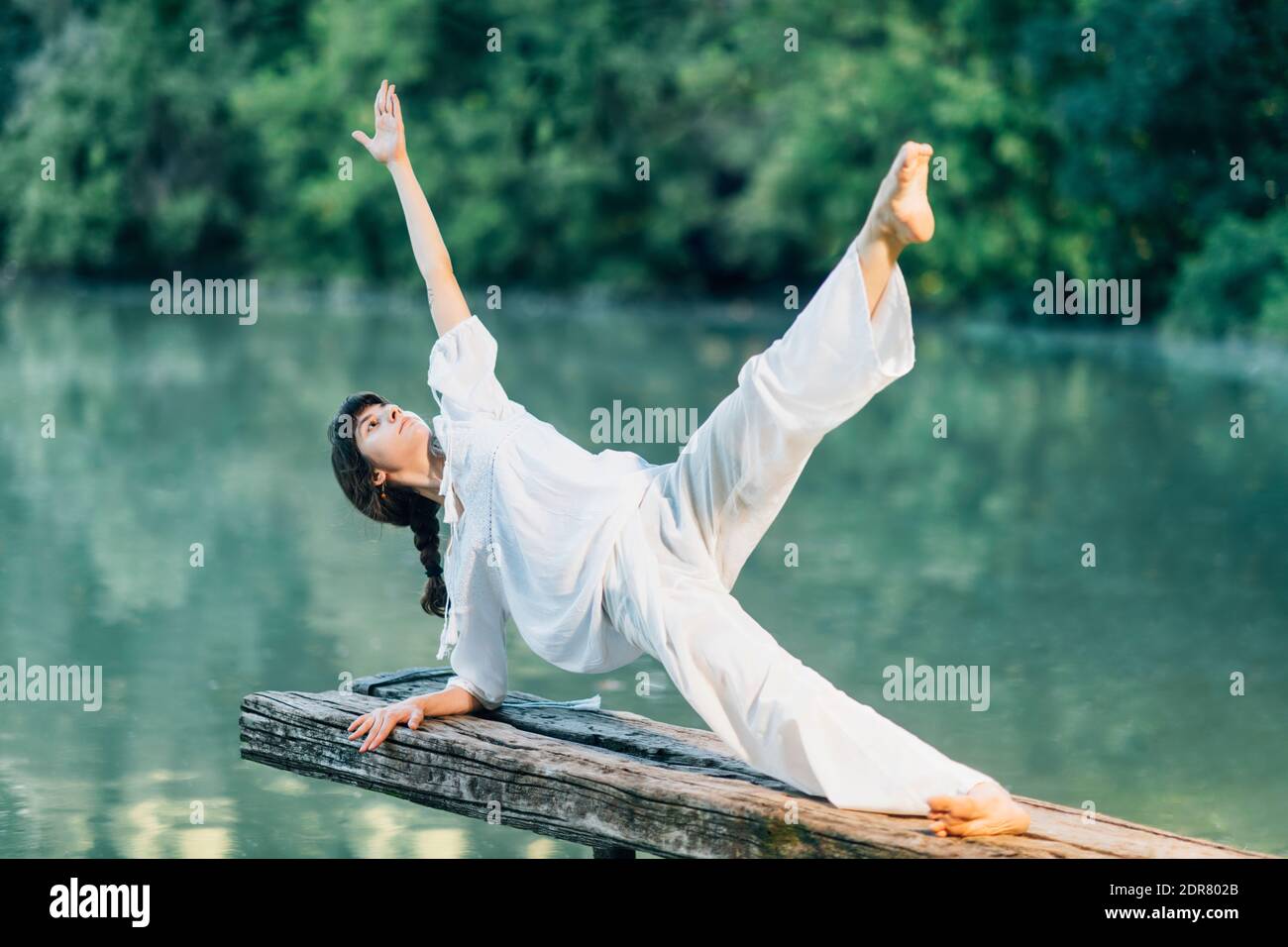 Star Pose Yoga High Resolution Stock Photography and Images - Alamy