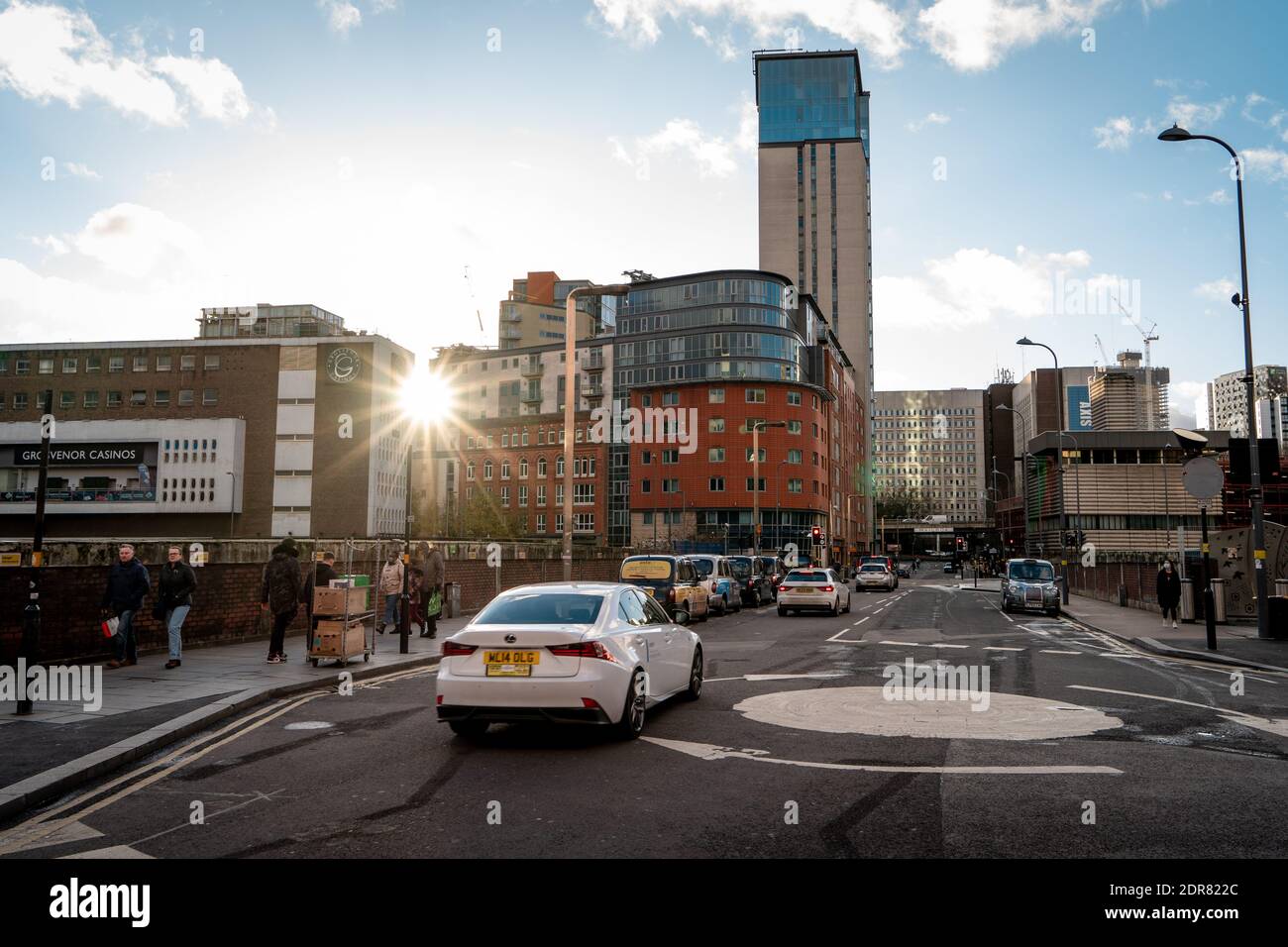 Birmingham, United Kingdom - December 12 2020: Birmingham City Scape in ...