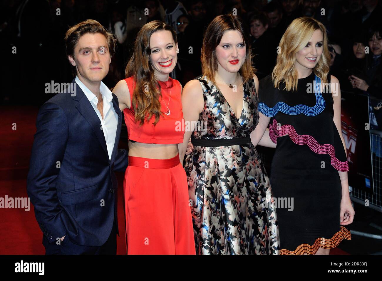 Jack Farthing, Chloe Pirrie, Chanya Button and Laura Carmichael ...