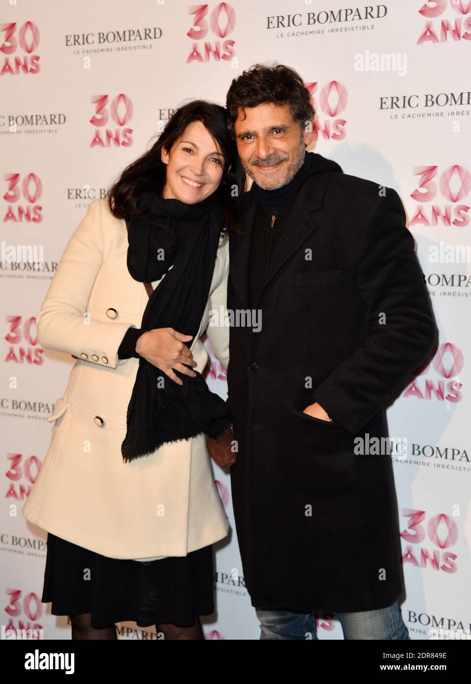 Zabou Breitman and Pascal Elbe attending the 30th anniversary of the brand Eric Bompard at the ...