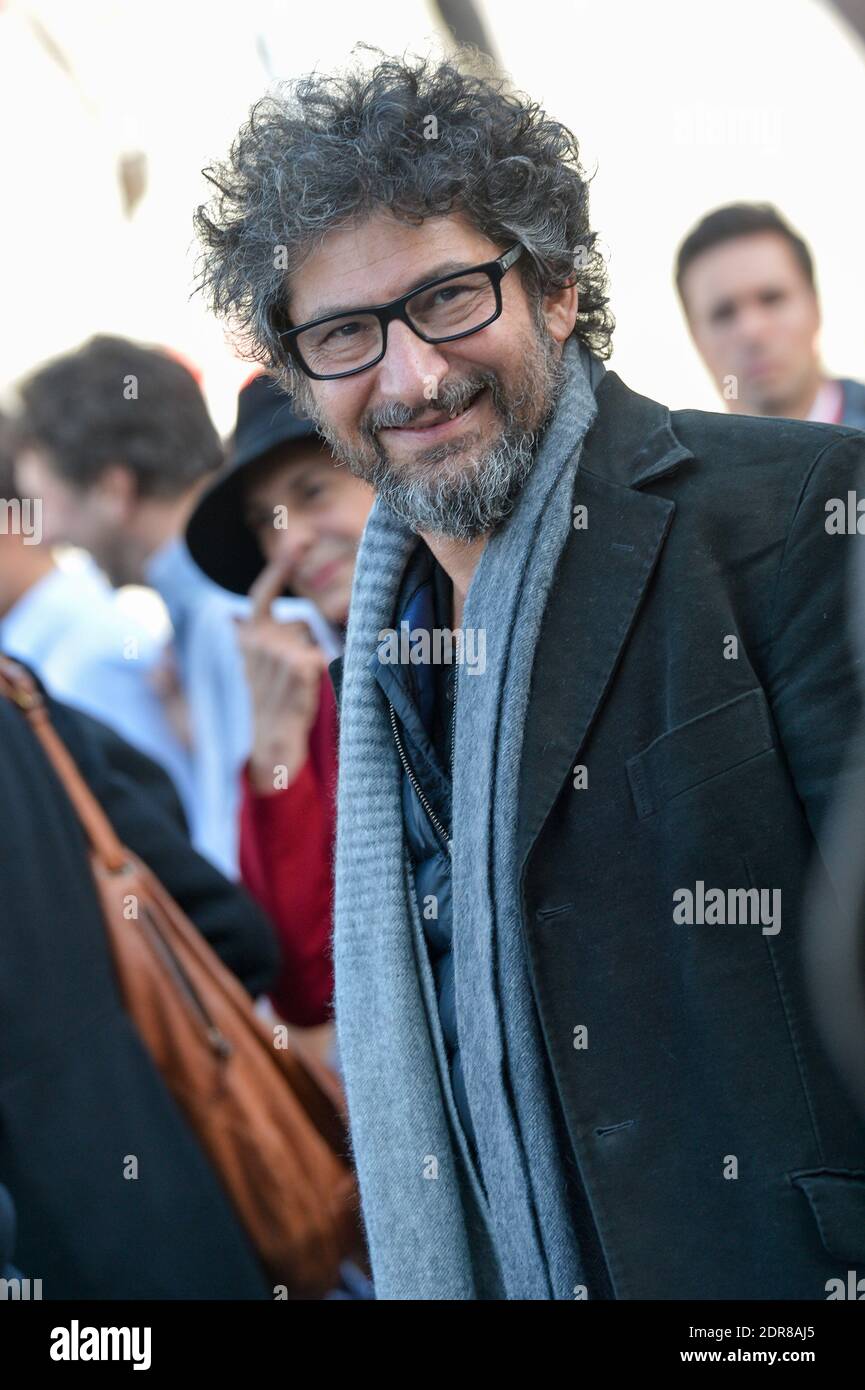 Director Radu Mihaileanu attending the re-enactment of the first black ...