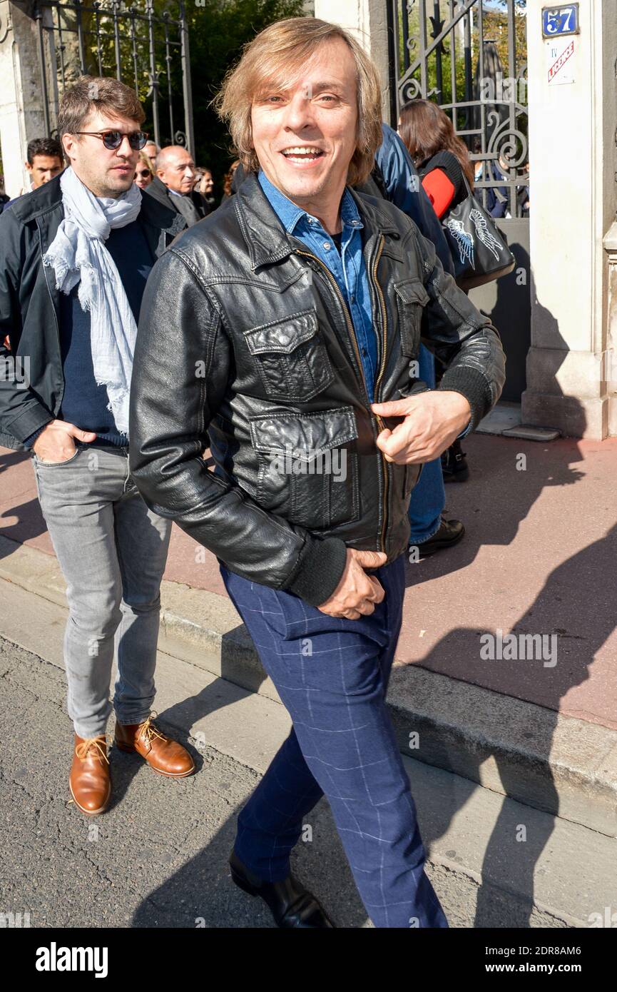 Actor Pascal Demolon attending the re-enactment of the first black and ...