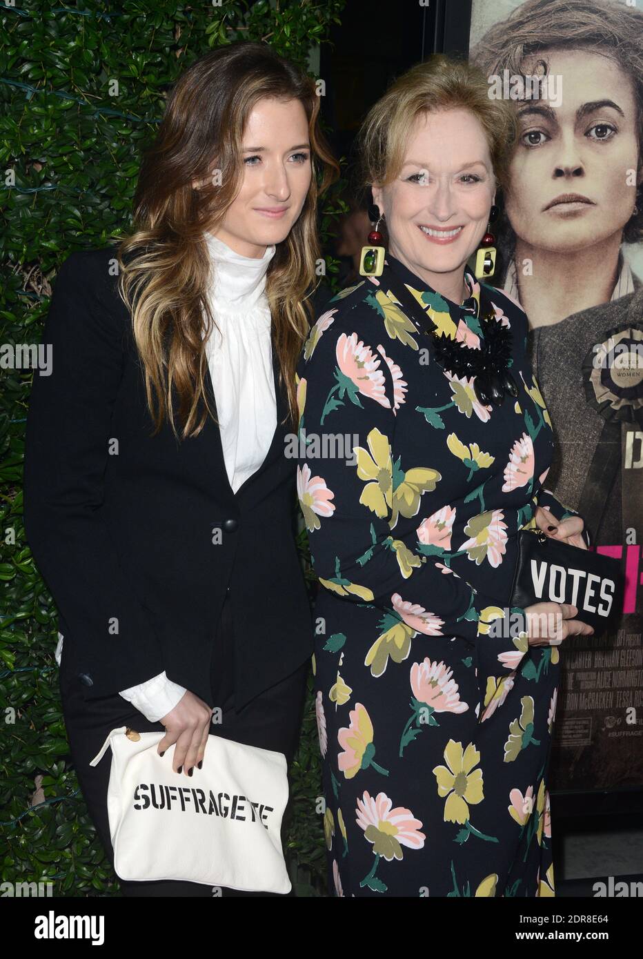 Grace Gummer and her mother Meryl Streep attend the Los Angeles ...