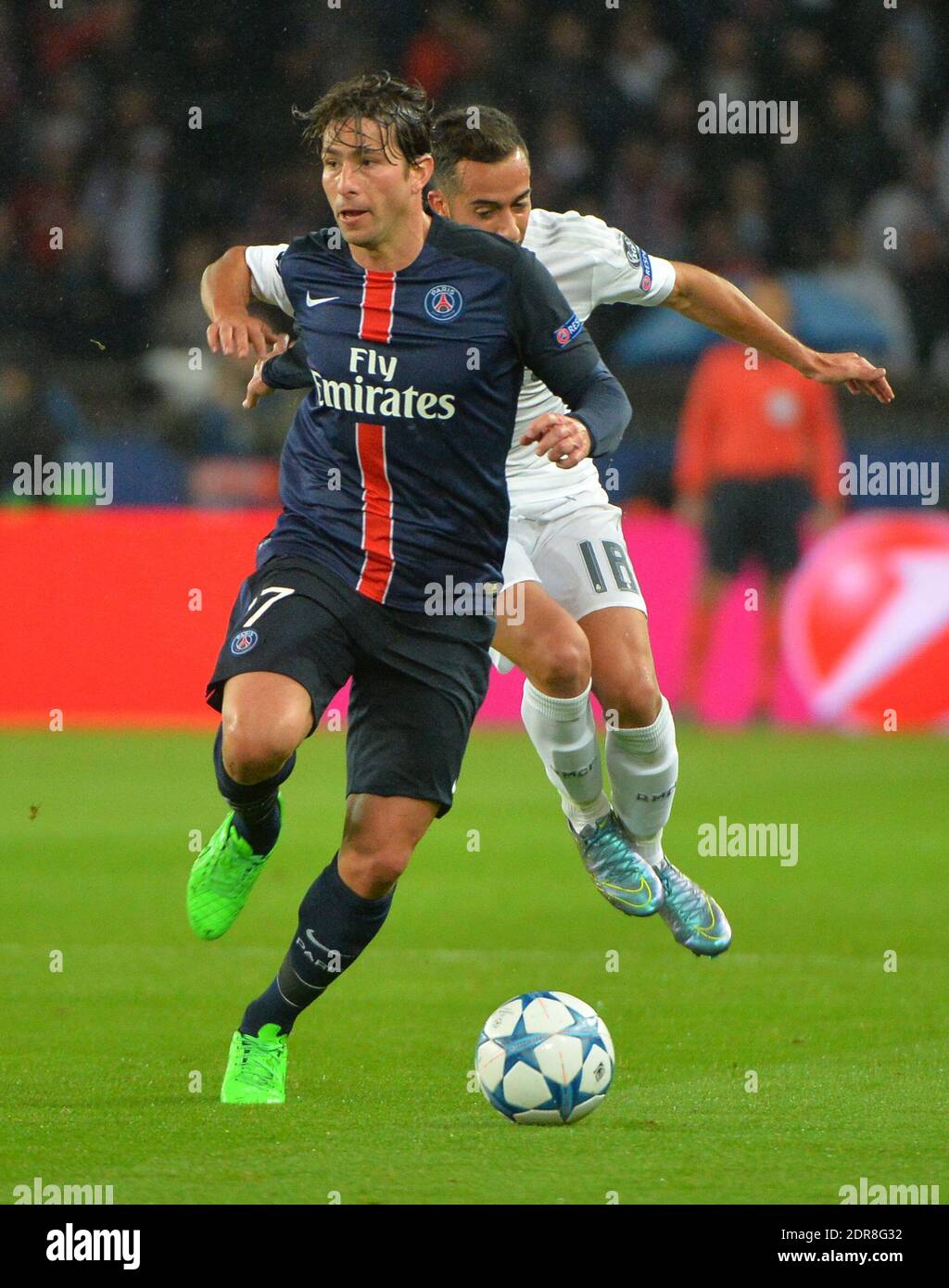 PSG's Maxwell during the UEFA Champions League soccer match, Group A ...