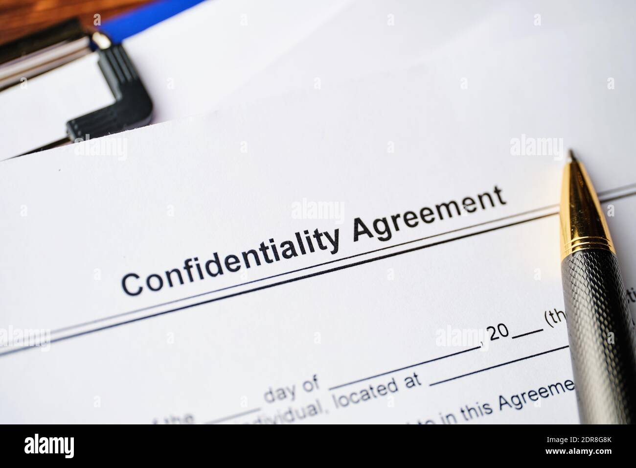 Confidentiality agreement hi-res stock photography and images - Alamy