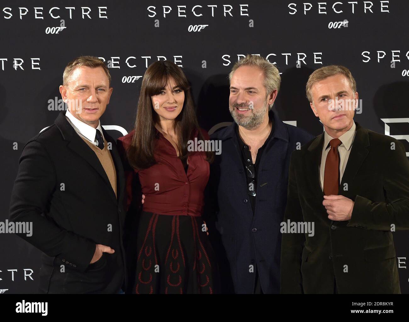 Daniel Craig , Monica Bellucci , Sam Mendes and Christoph Waltz attend ...