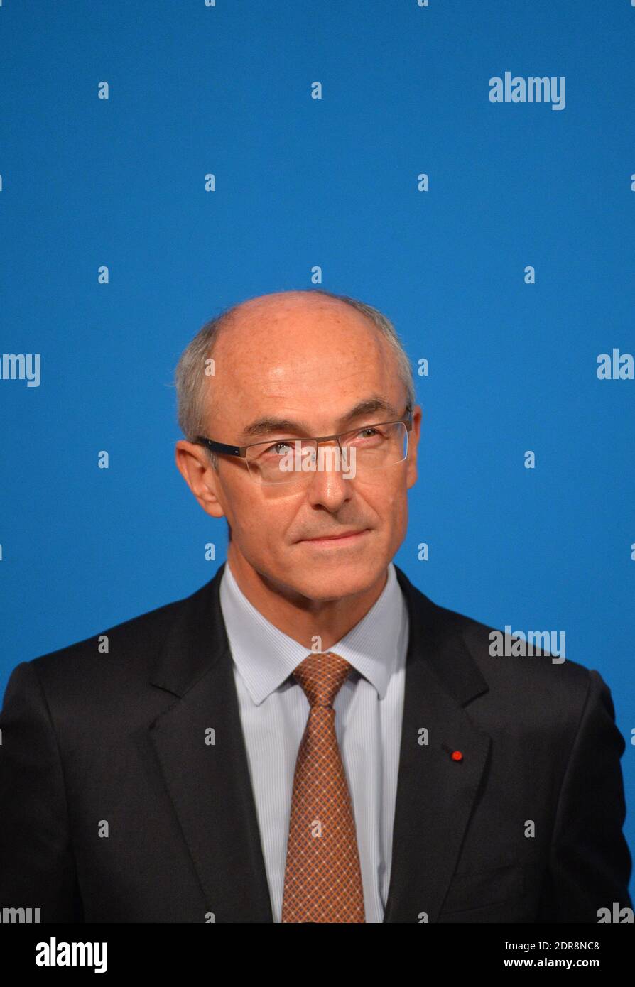 CEO of Air Liquide, Benoit Potier speaks at the France-Germany digital ...