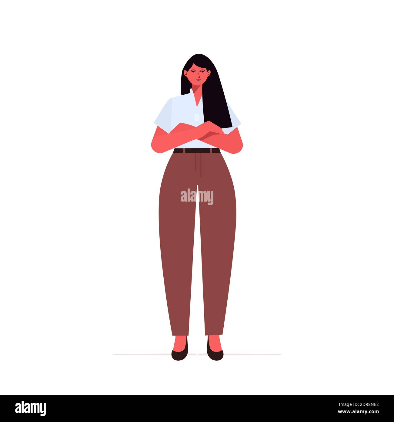 businesswoman leader in formal wear successful business woman standing ...