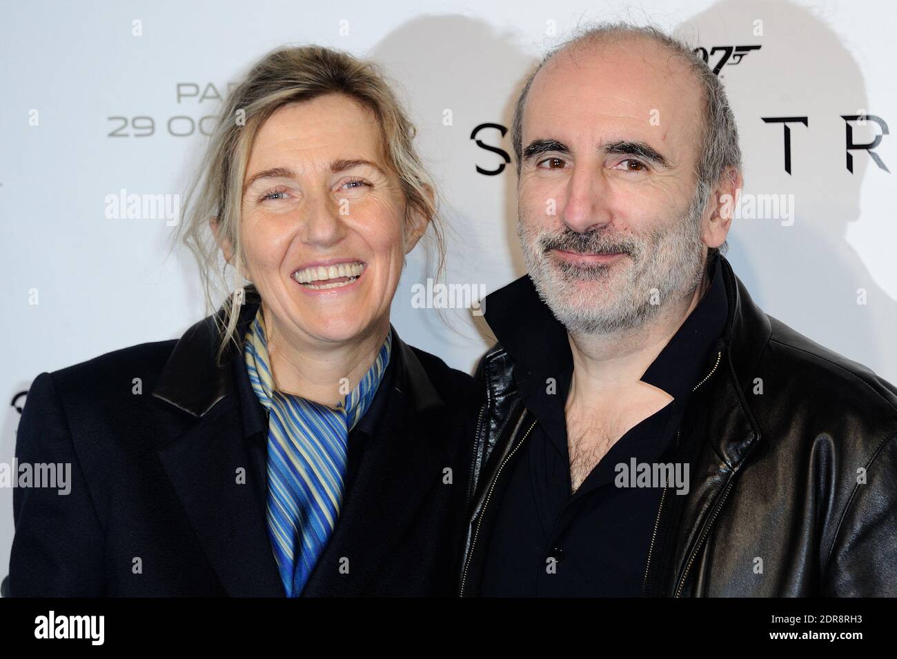 Philippe Harel and his wife Sylvie Bourgeois attending the 007 Spectre ...