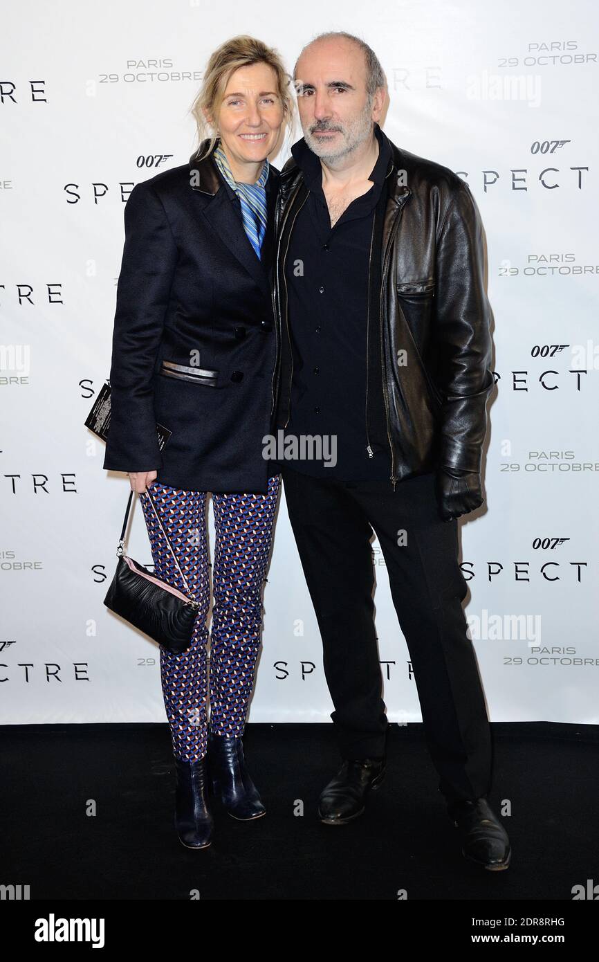 Philippe Harel and his wife Sylvie Bourgeois attending the 007 Spectre ...