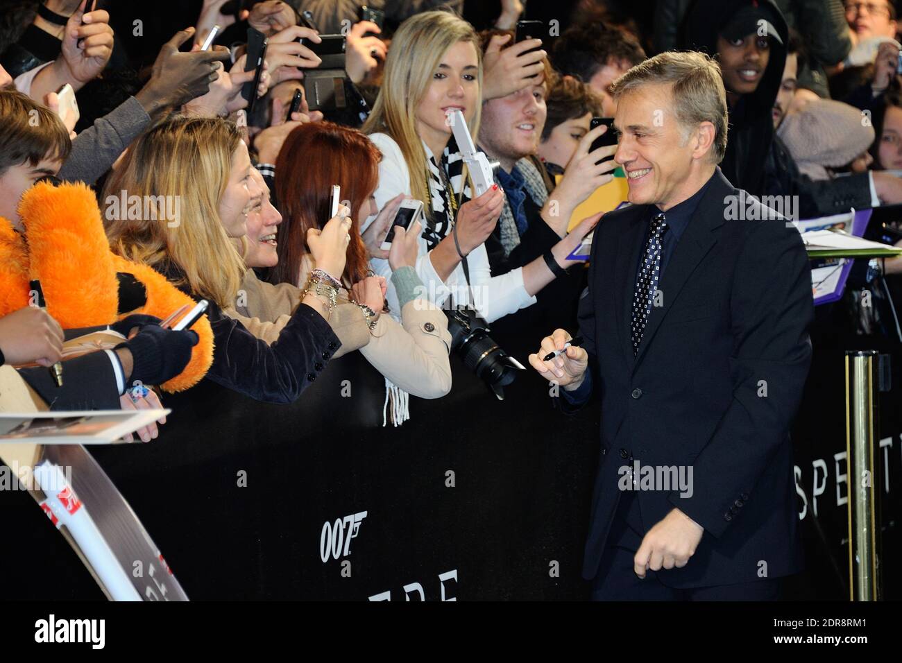 Christoph Waltz attending the 007 Spectre french Premiere (James Bond ...