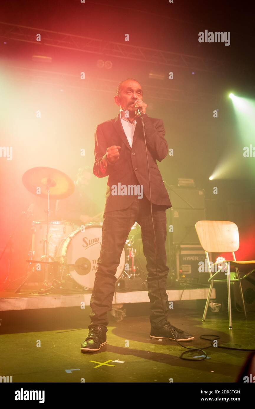 Slow Joe performs live on stage at Festival Vernier sur Rock, Vernier ...