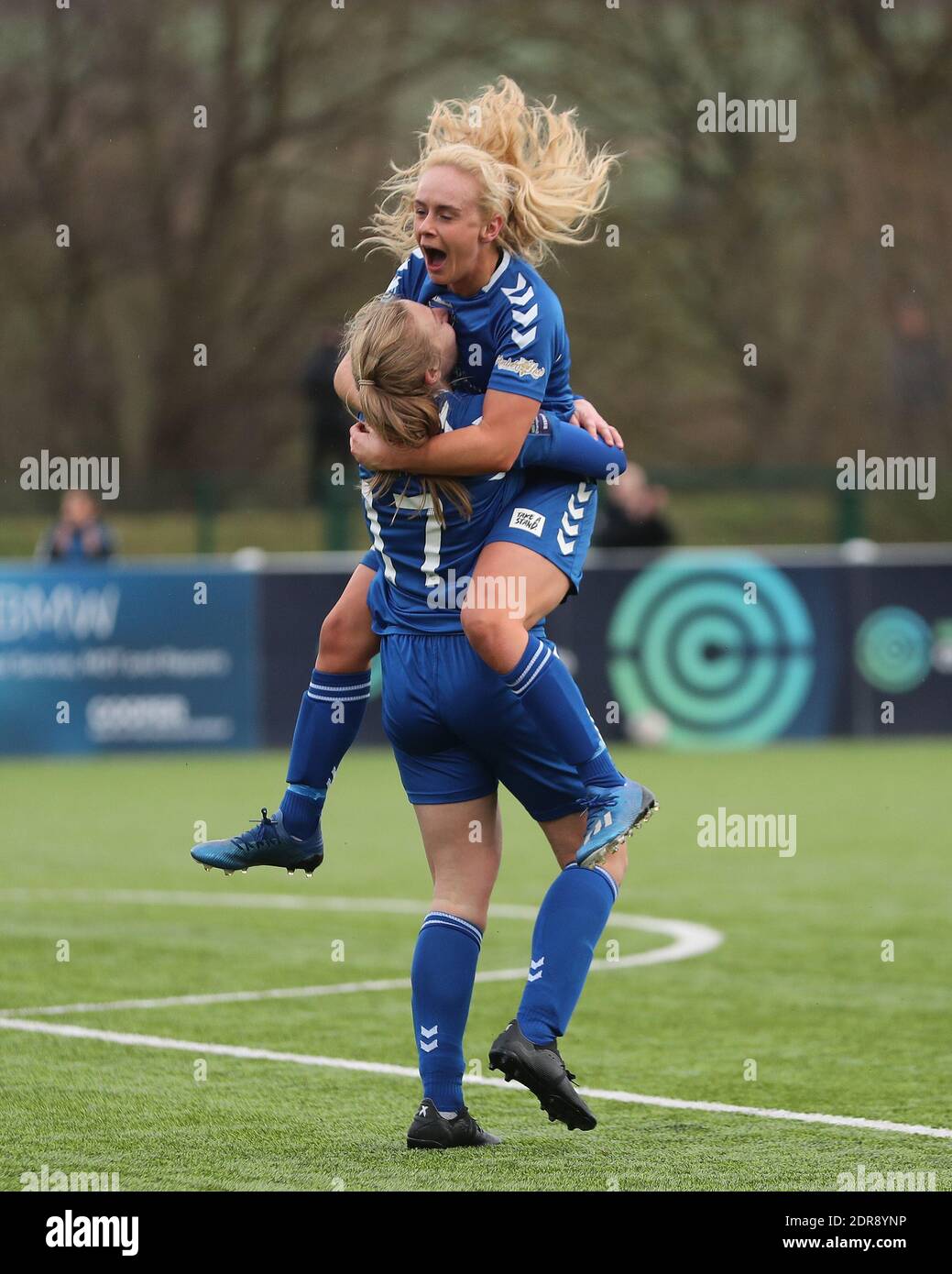 DURHAM, ENGLAND. DECEMBER 20TH Emily Roberts of Durham Women celebrates ...