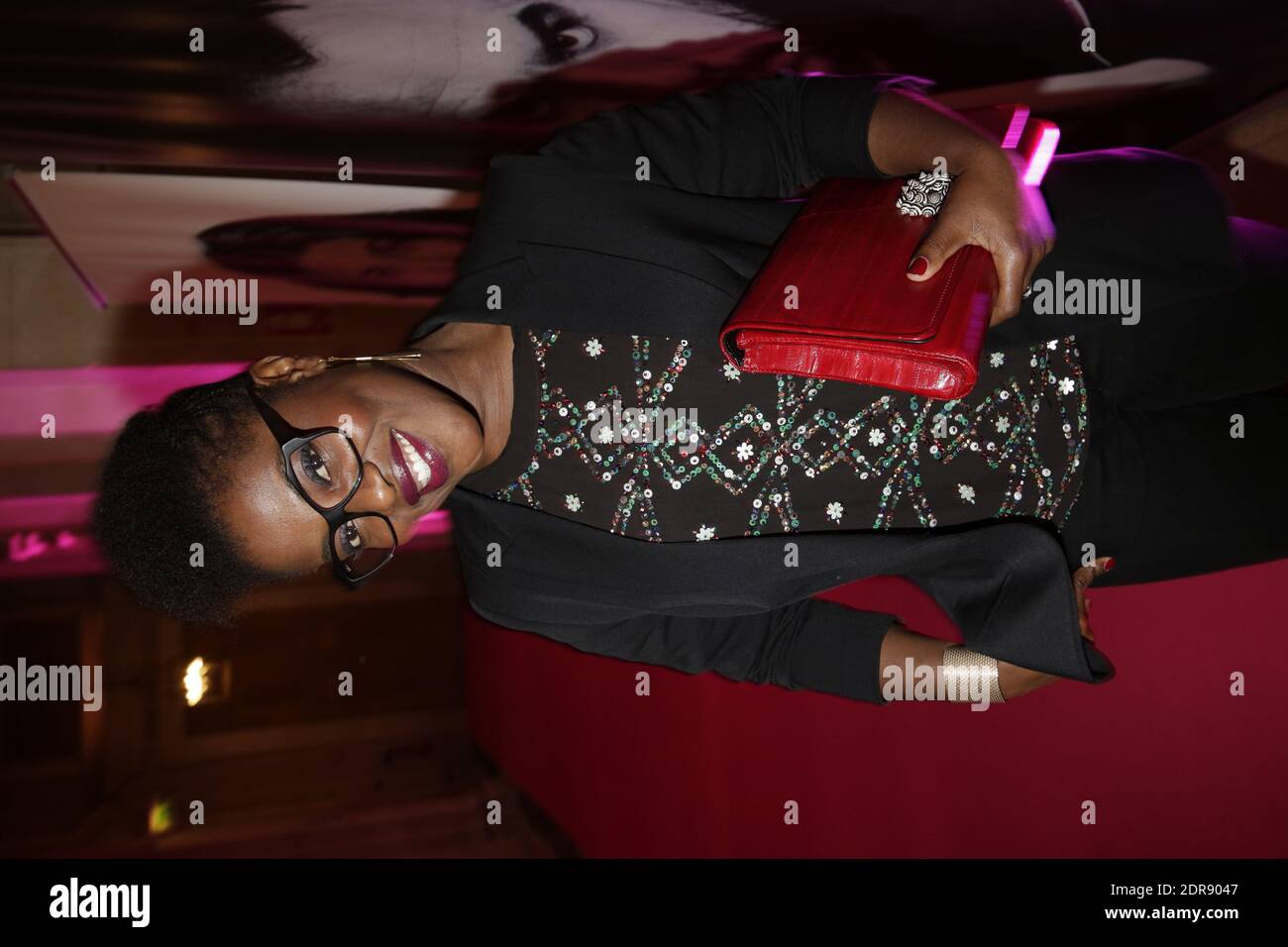 Claudia Tagbo assiste a la soiree de lancement du livre 'Finger in the ...