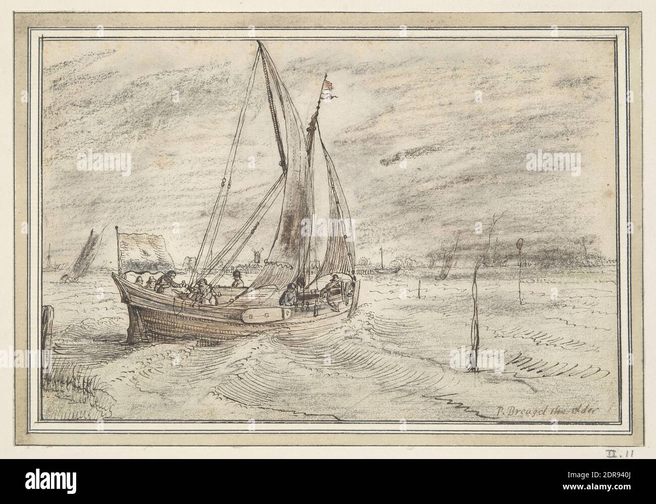 Artist: Cornelis Claesz. van Wieringen, Dutch, ca. 1580-1633, Boat ...