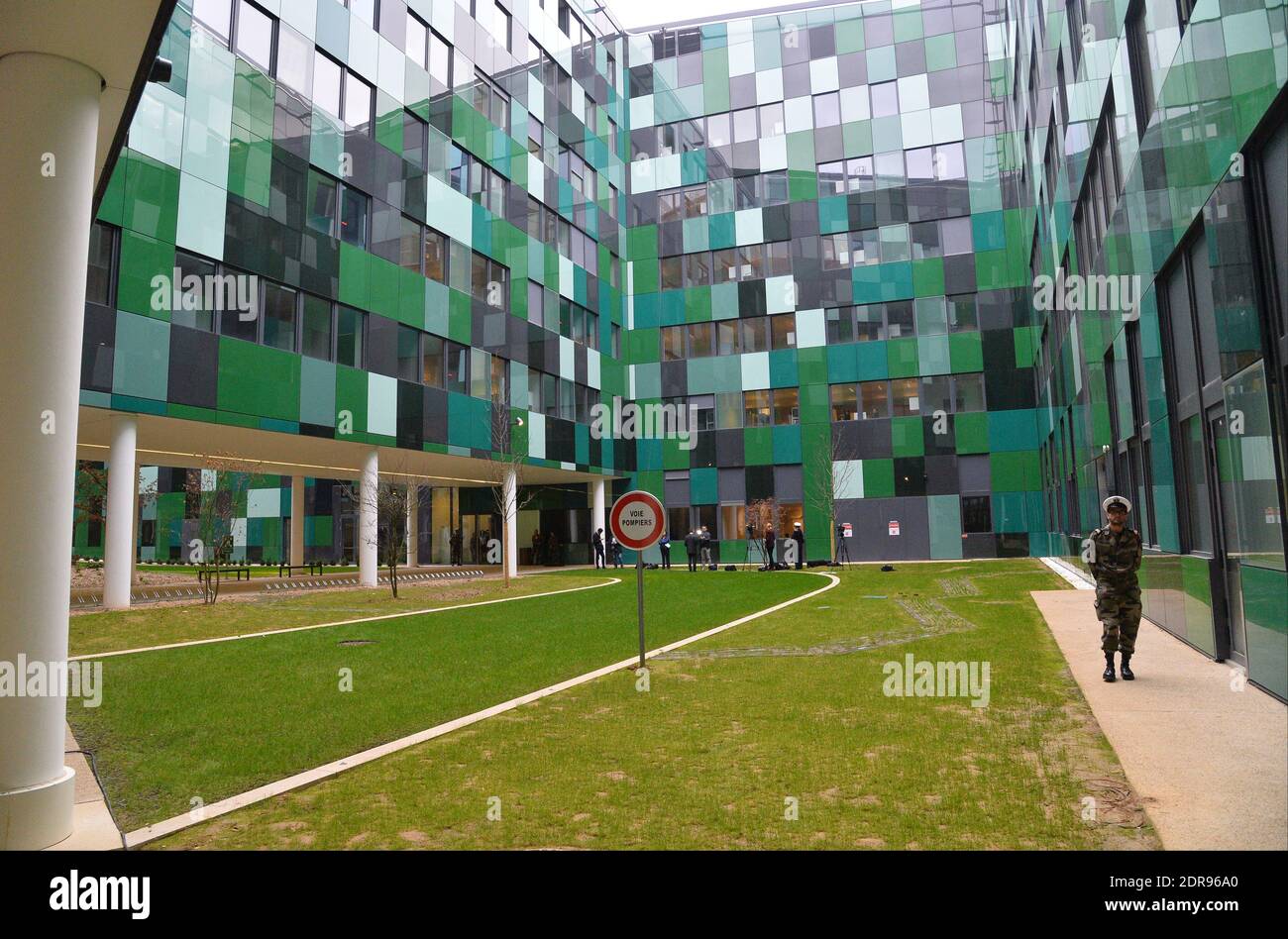 General view of the new headquarters of the French Defence Ministry ...