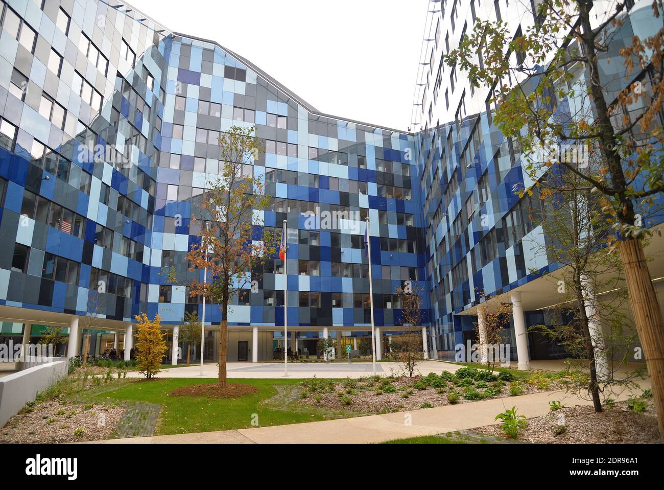 General view of the new headquarters of the French Defence Ministry ...