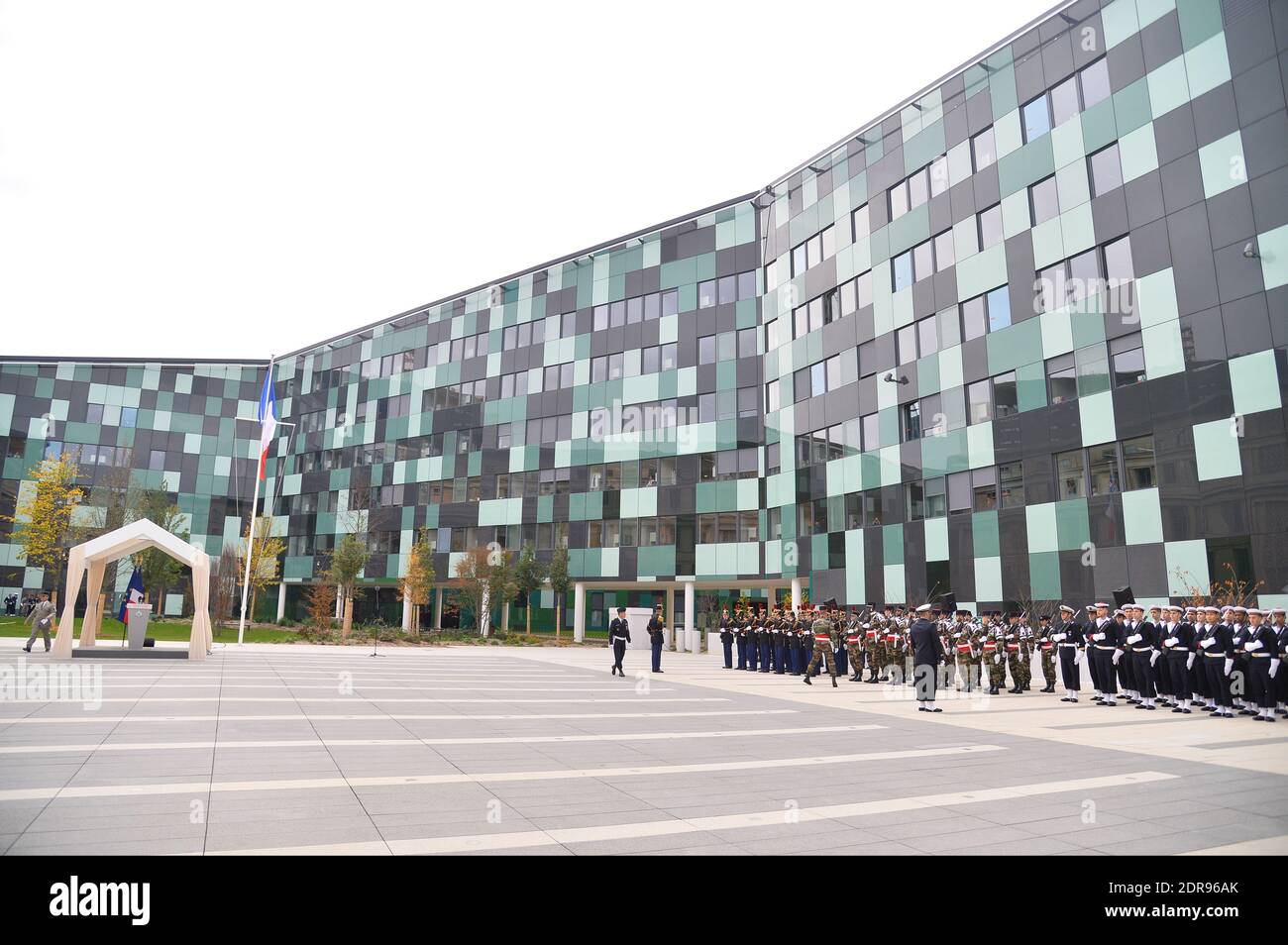 General view of the new headquarters of the French Defence Ministry ...