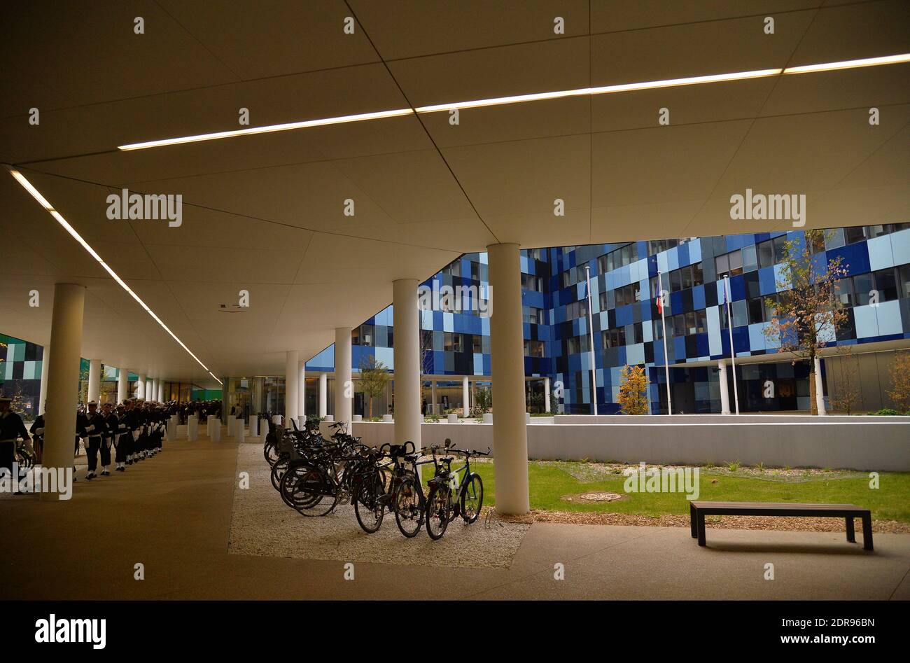 General view of the new headquarters of the French Defence Ministry ...