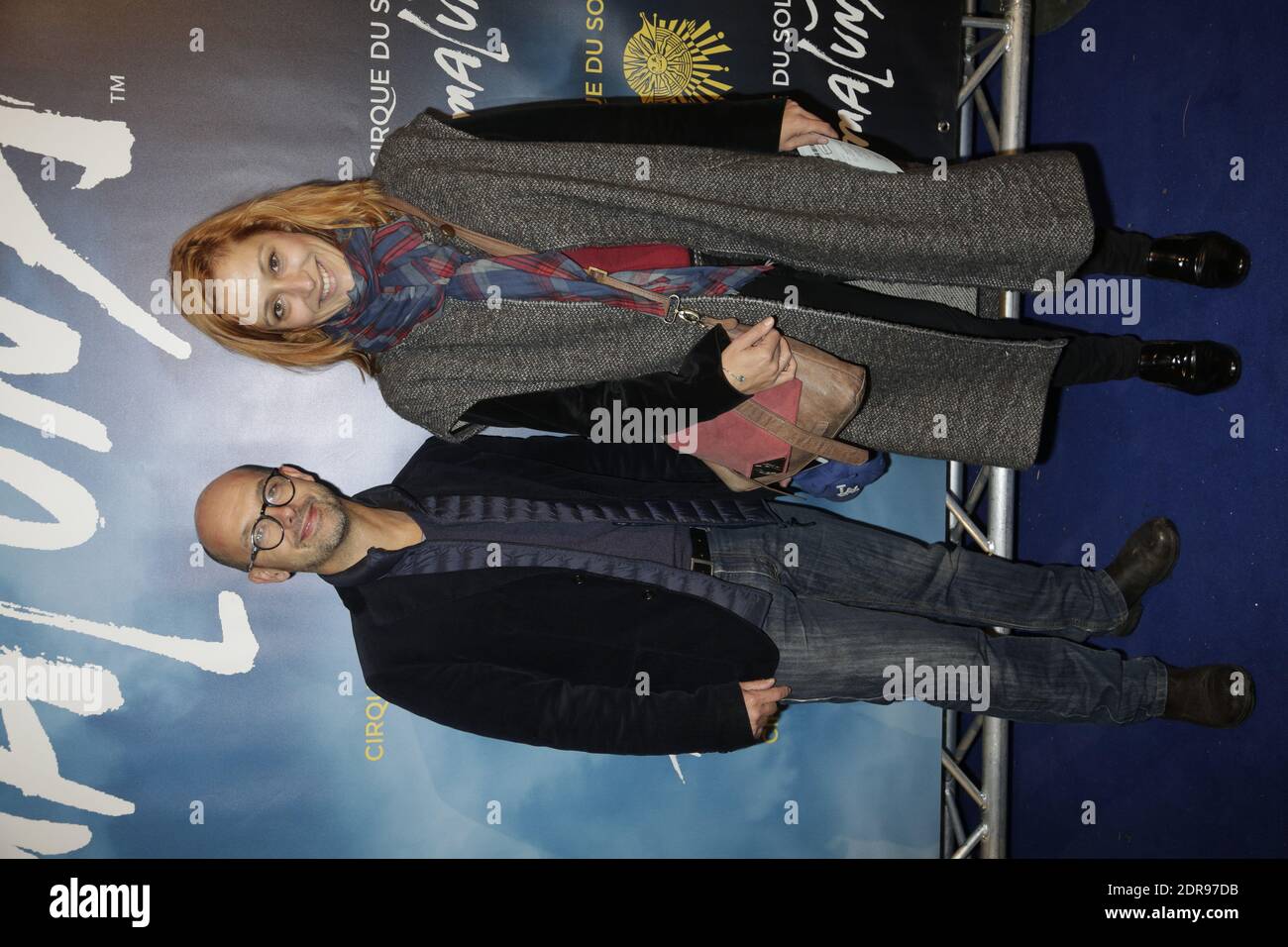 Maurice Barthelemy et Julie Victor assiste a la Premiere du spectacle ...